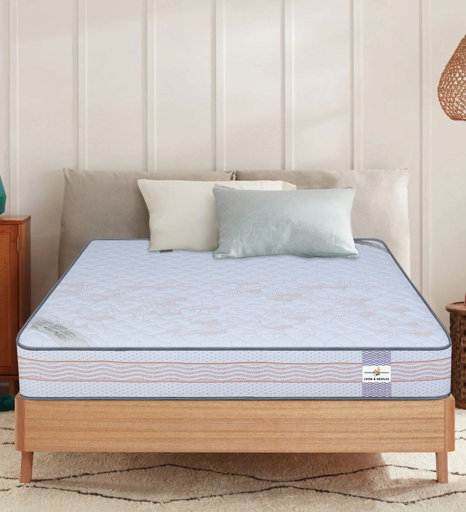 Buy Ortho 6 inch Rebonded Foam Queen Size Mattress at 55% OFF by Loom ...