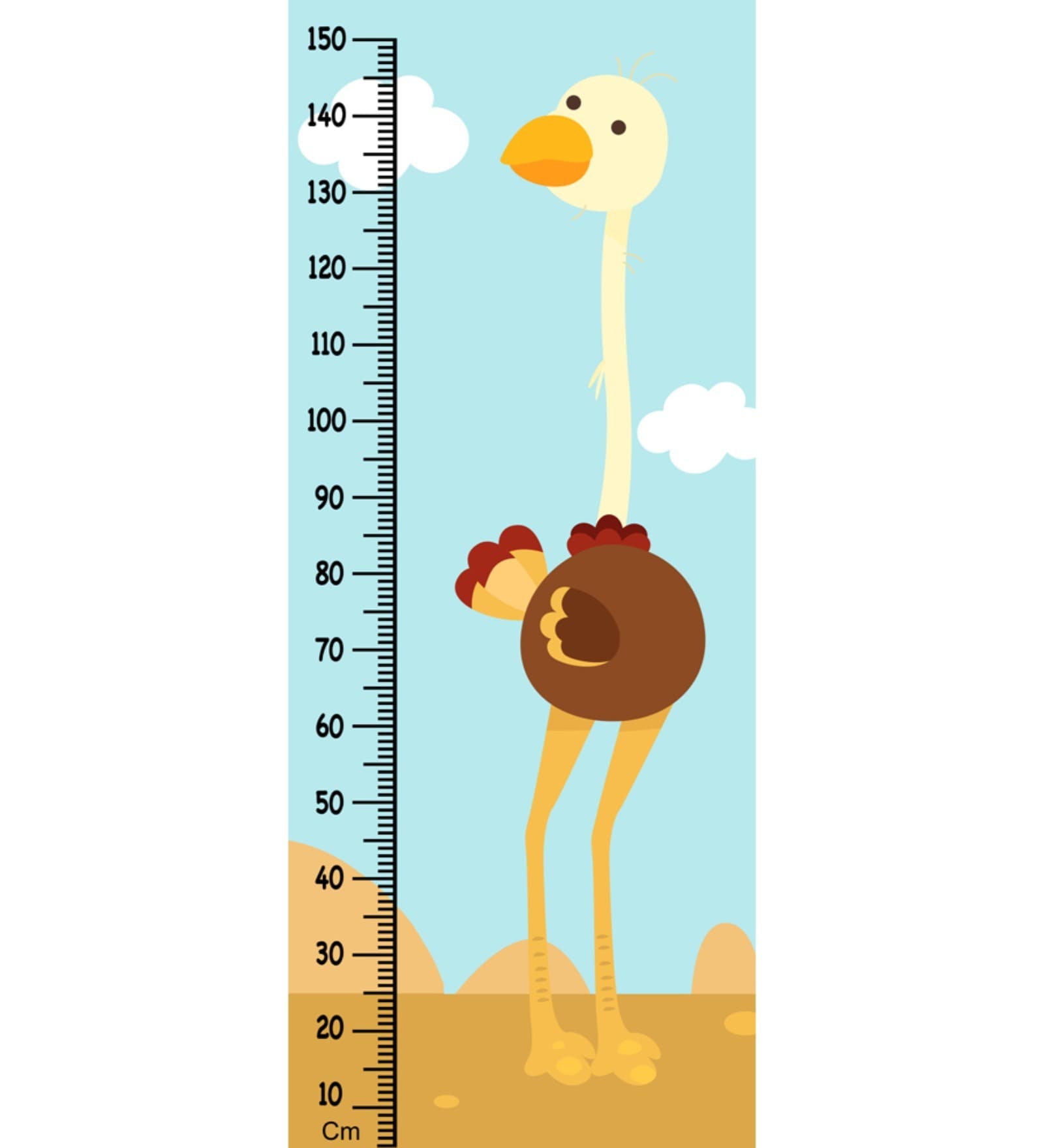 Buy Ostrich Height Chart in Multicolour by Wens at 37% OFF by Wens ...