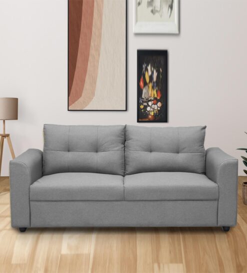 Buy Oxnard 3 Seater Sofa In Sea Green Colour at 30% OFF by Solace Craft ...