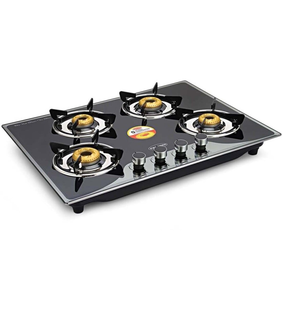 Buy Padmini Forged Indian Brass Burner Built in Hob CS 400 GL IB Auto Ignition (4 Burner) Online ...