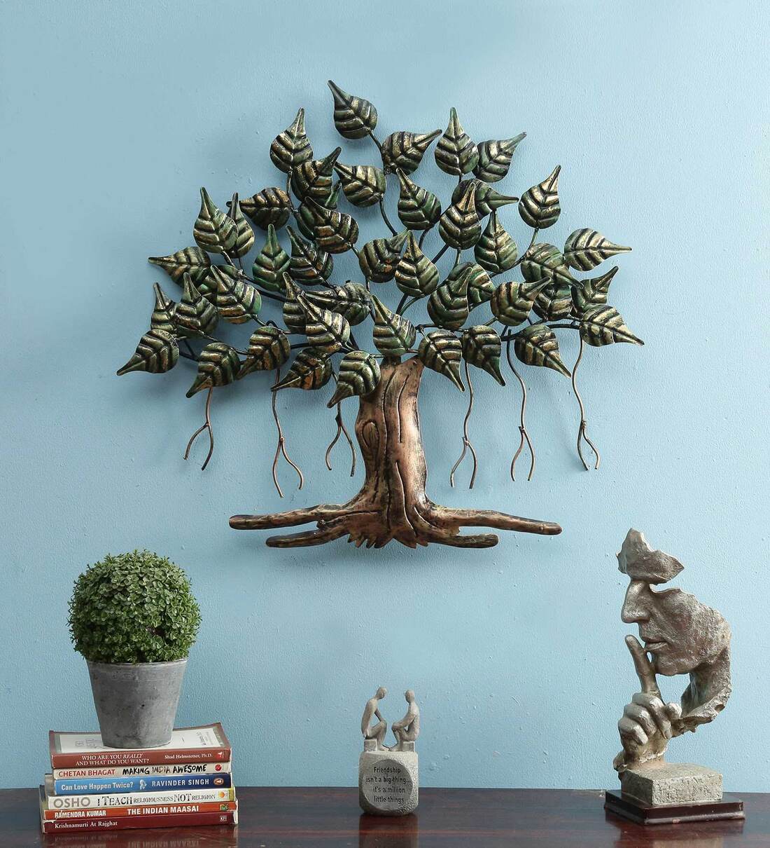 Buy Iron Piple Tree Wall Art In Brown By The SK Creative Arts at 41% ...