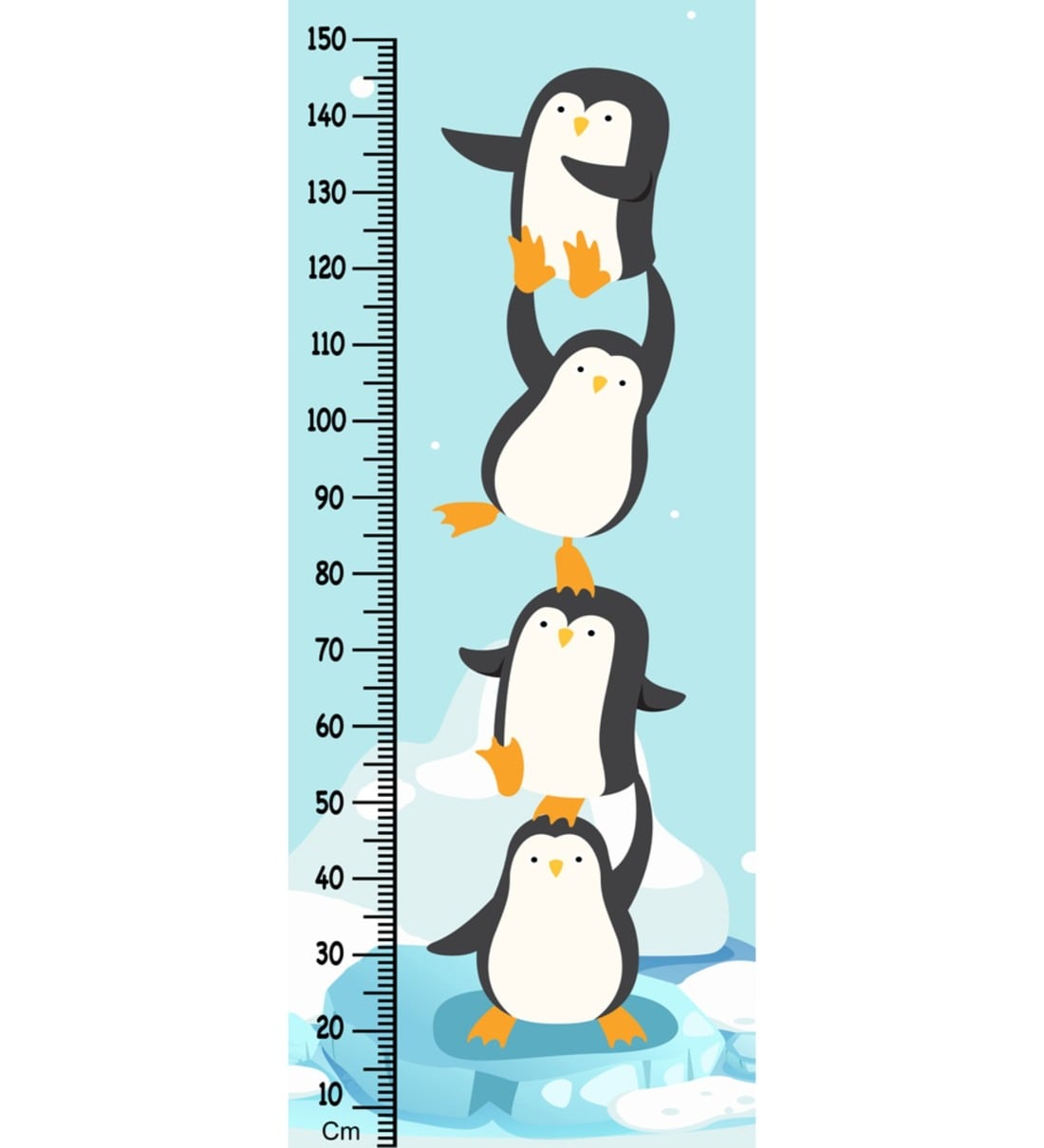 Buy Playful Penguin Height Chart in Multicolour by Wens at 37% OFF by ...