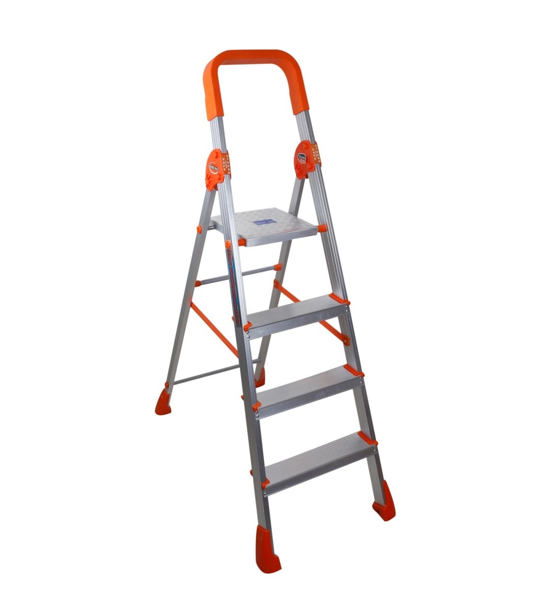 Buy Plus 4 Step Silver Alluminium Folding Ladder Online - Step Ladders ...
