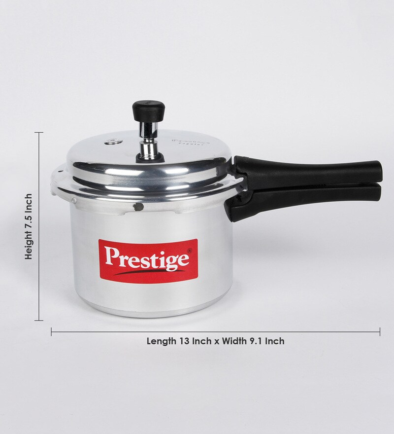 Buy Hard-Anodized Aluminium Pressure Cooker- 3 Ltr By Prestige Online ...