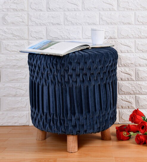 Blue Seating Stool: Buy Blue Seating Stool Online @Upto 70% OFF | Pepperfry