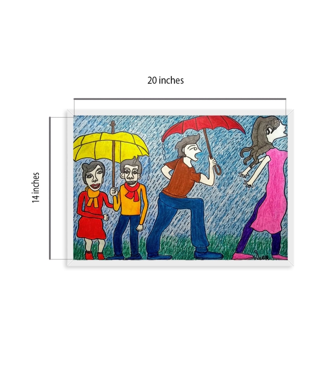 Rainy Season Pictures For Kids Drawing