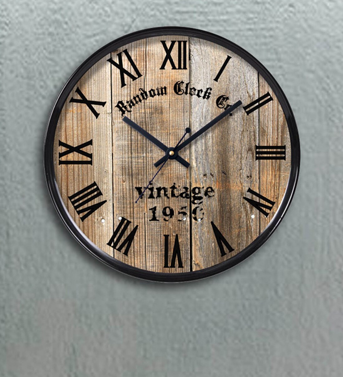 Buy Black Plastic Pictorial Vintage Wall Clock at 45% OFF by Random ...