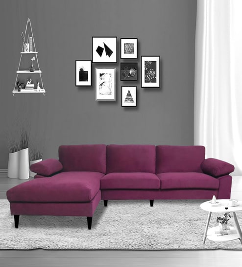 Purple Sectional Sofa Chaise | Cabinets Matttroy