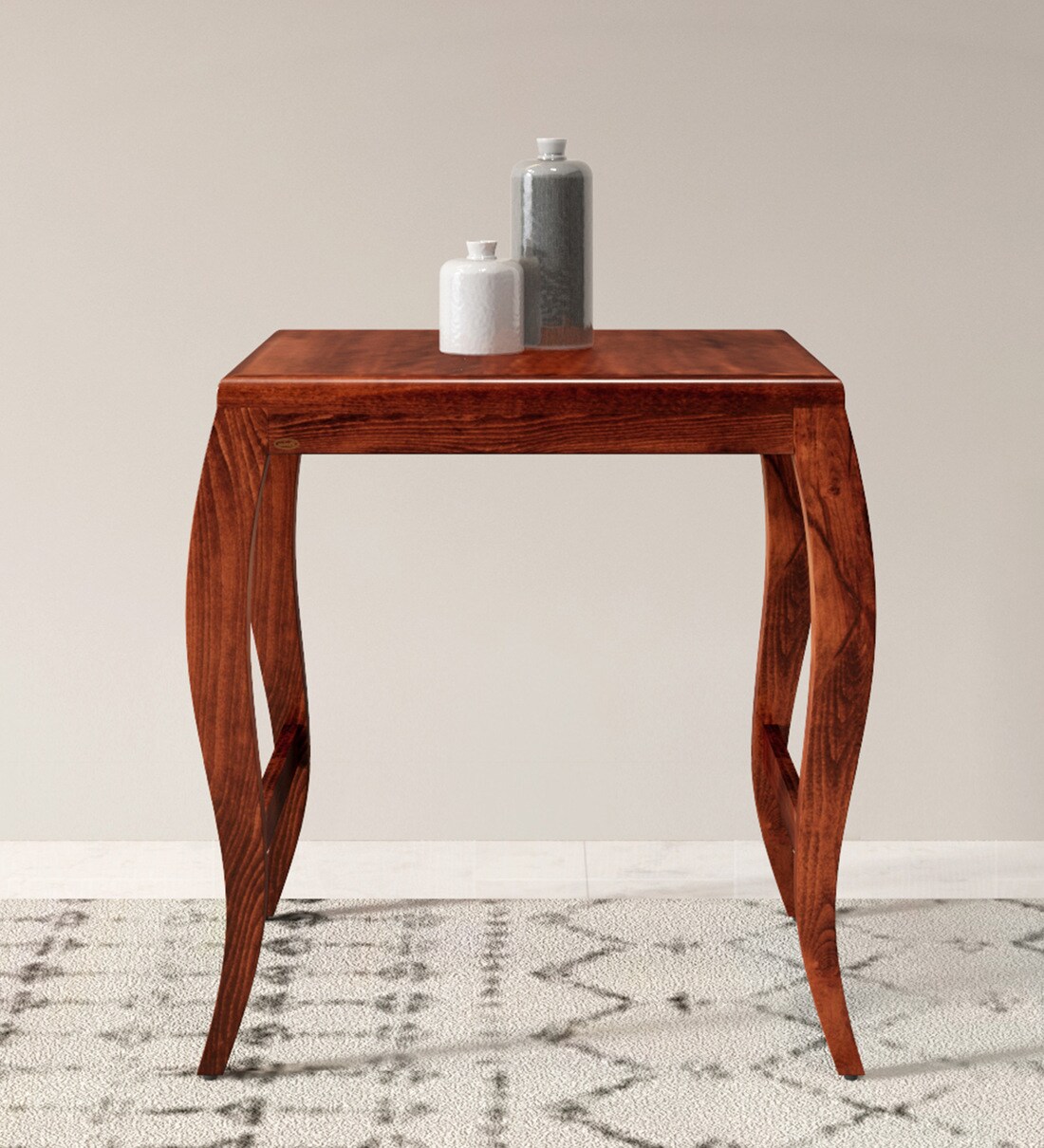 Buy Reagan Solid Wood End Tables in Brown & Walnut Brown Finish at 40% ...