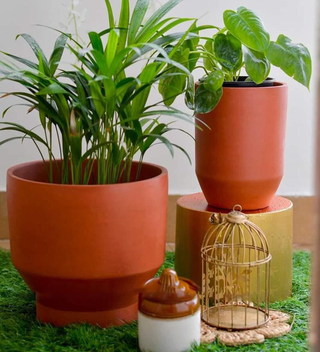 Buy Red Terracotta Tulip Planter Set at 45% OFF by THE HANDICRAFTIAN ...