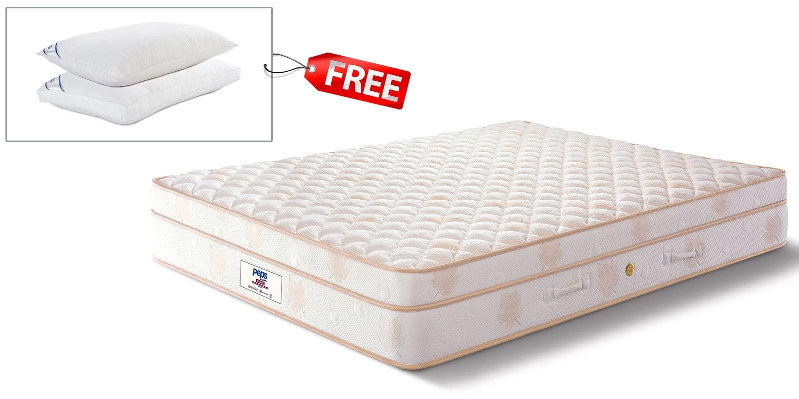 Buy Restonic Carousel Euro Top Queen Size 6 Inch Pocket Spring Mattress ...