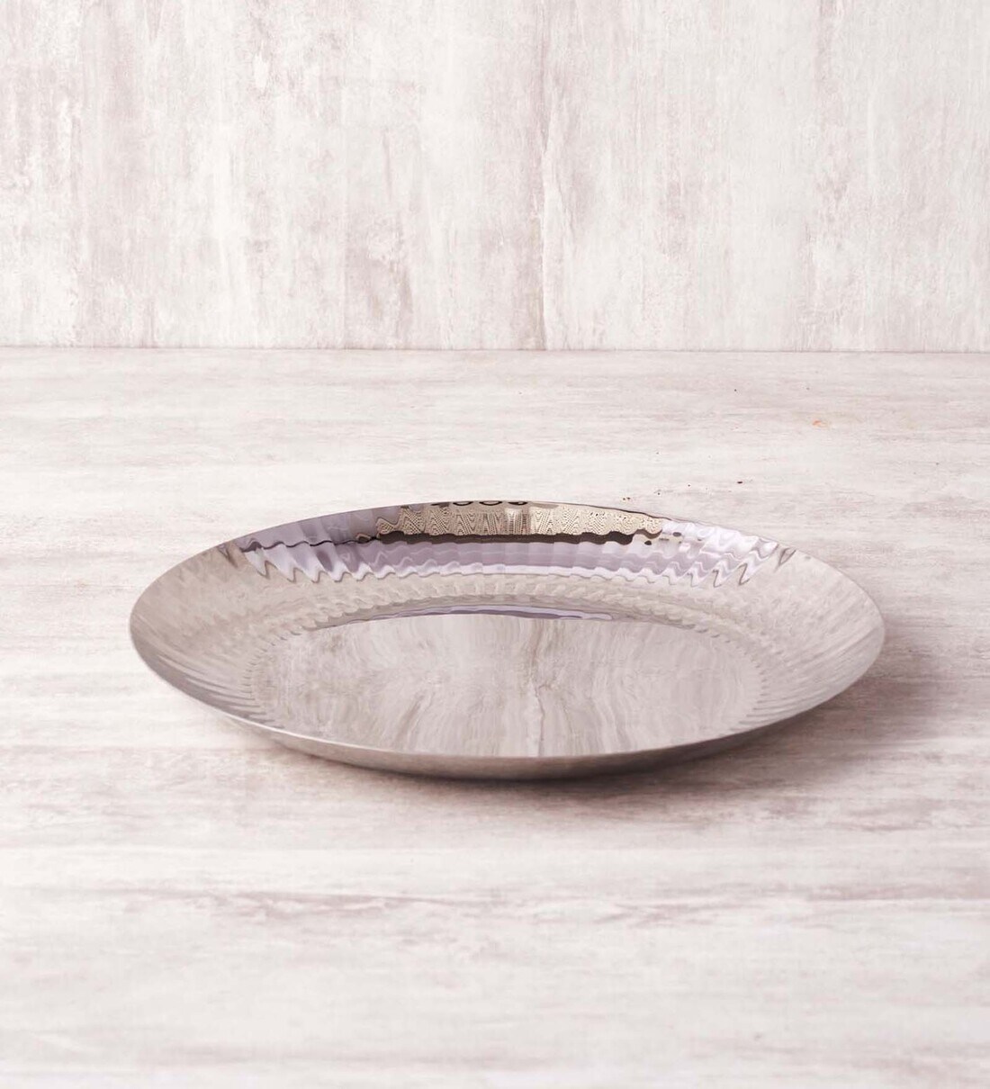 Buy Rhythm Garden Silver Stainless Steel Appetizer Platter at 20% OFF ...
