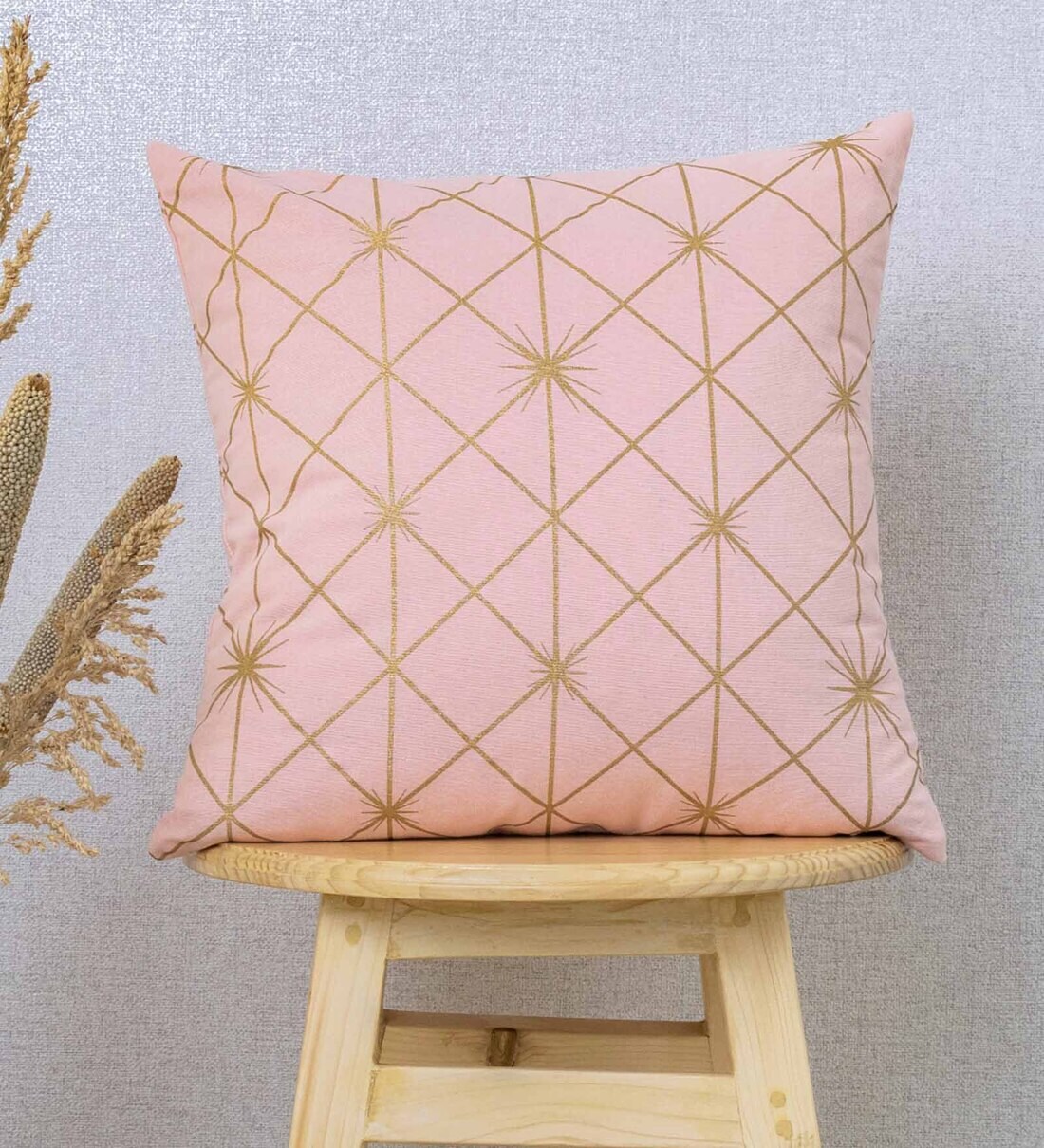 Buy Red Traditional Cotton 12 x 12 Inches Cushion Cover by The Yellow ...