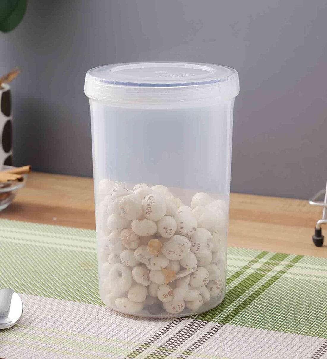 Buy Round Twist Series 1.3 Litres Transparent Plastic Food Storage ...