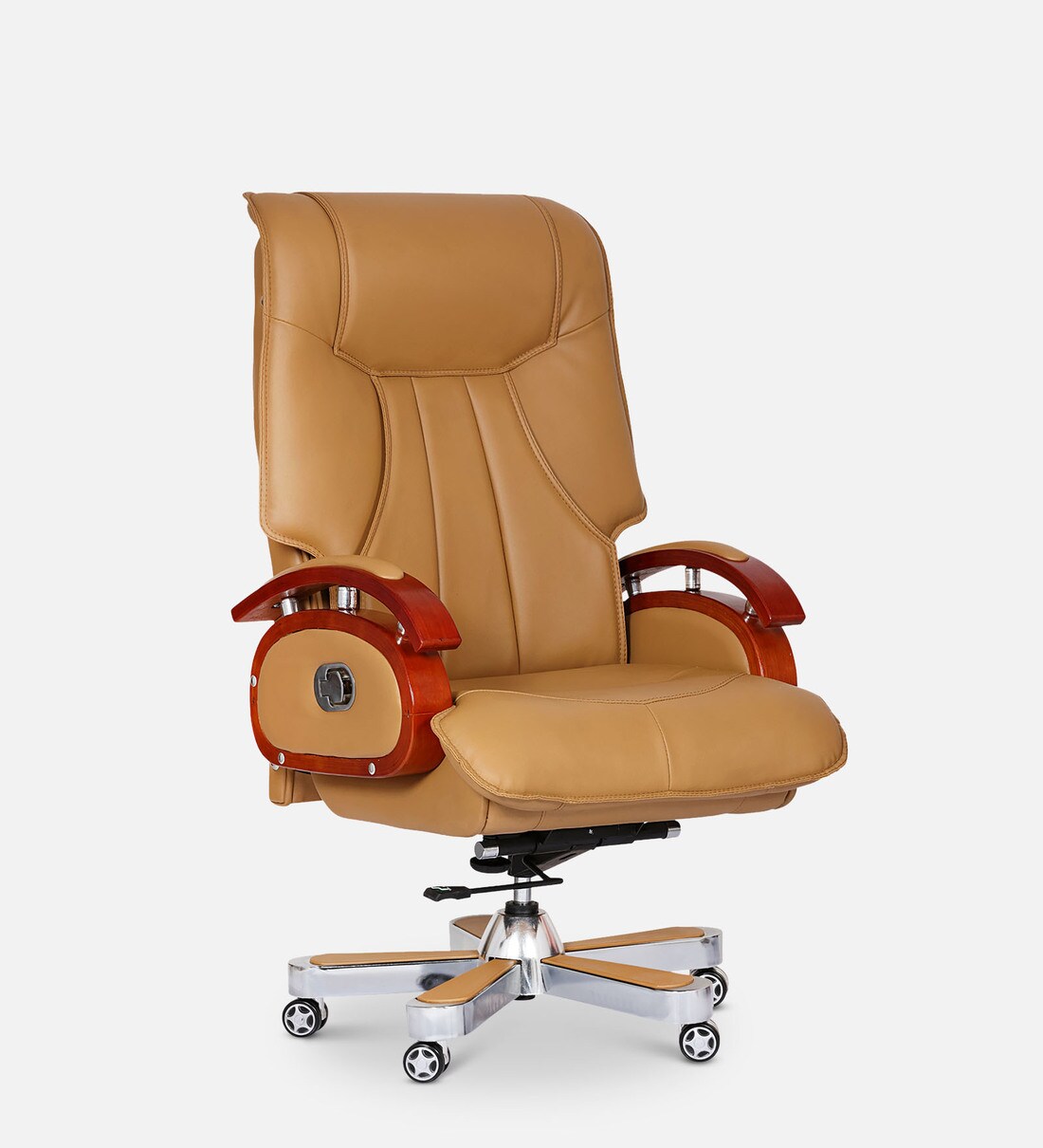Buy Rowley High Back Executive Chair in Beige Colour at 31% OFF by Da ...