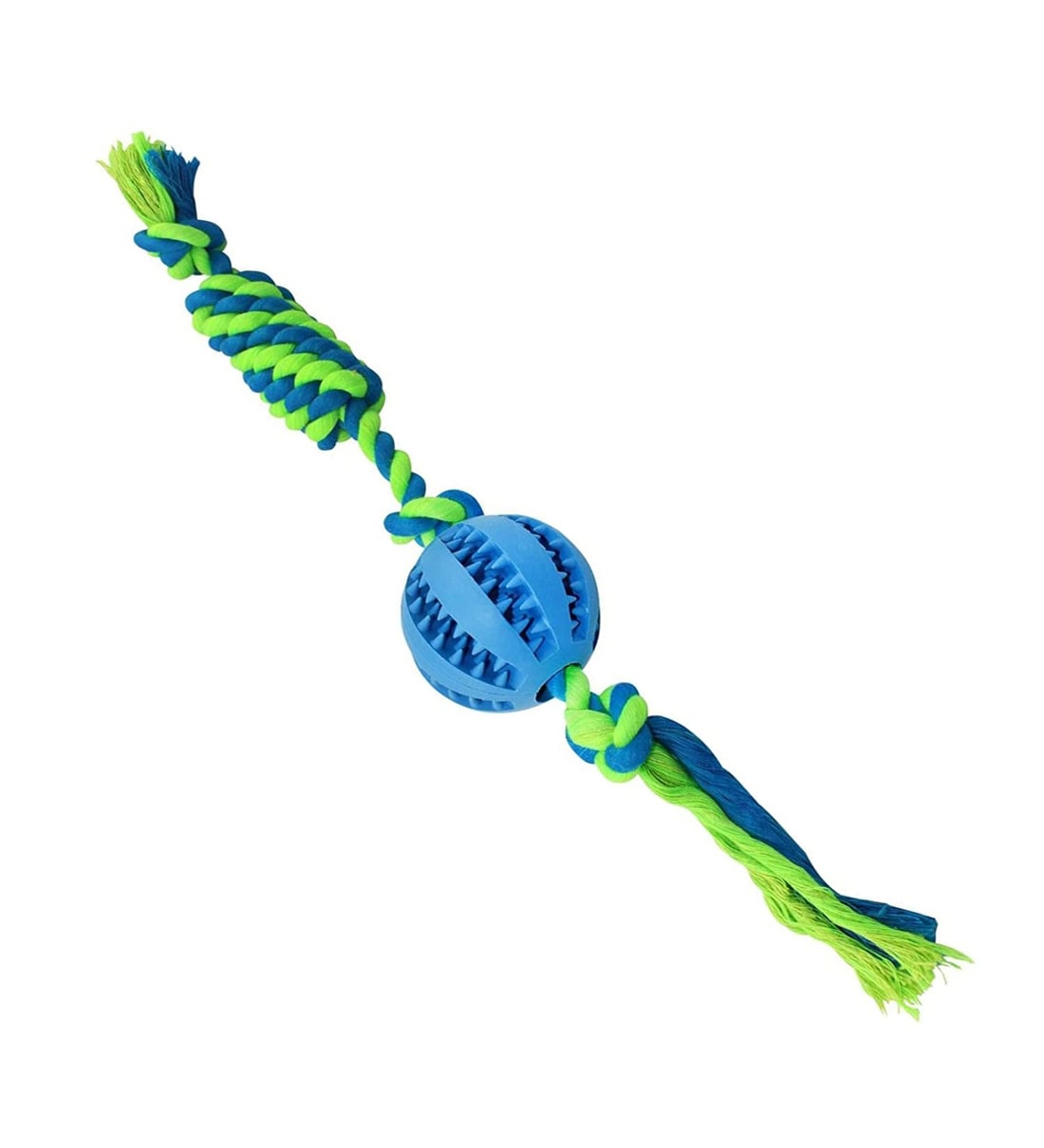 Buy Ball Neon Green & Blue Cotton Rope Toy Online - Discontinued old ...