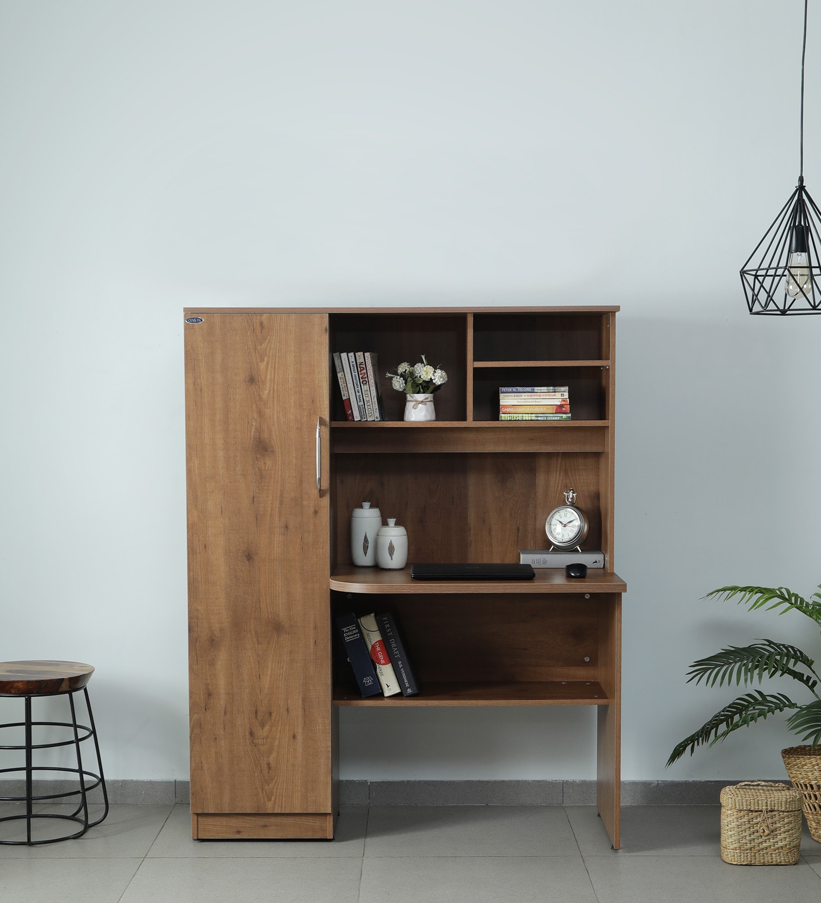 Buy Scorpion Hutch Desk in Knotty Wood Finish at 12% OFF by Crystal ...