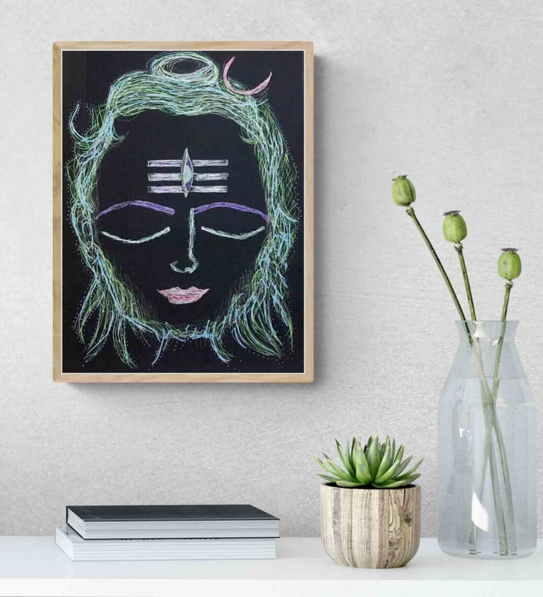 Buy Shiv Shambhu Handmade Sakura Archival Gel Pens On Canson Archival ...