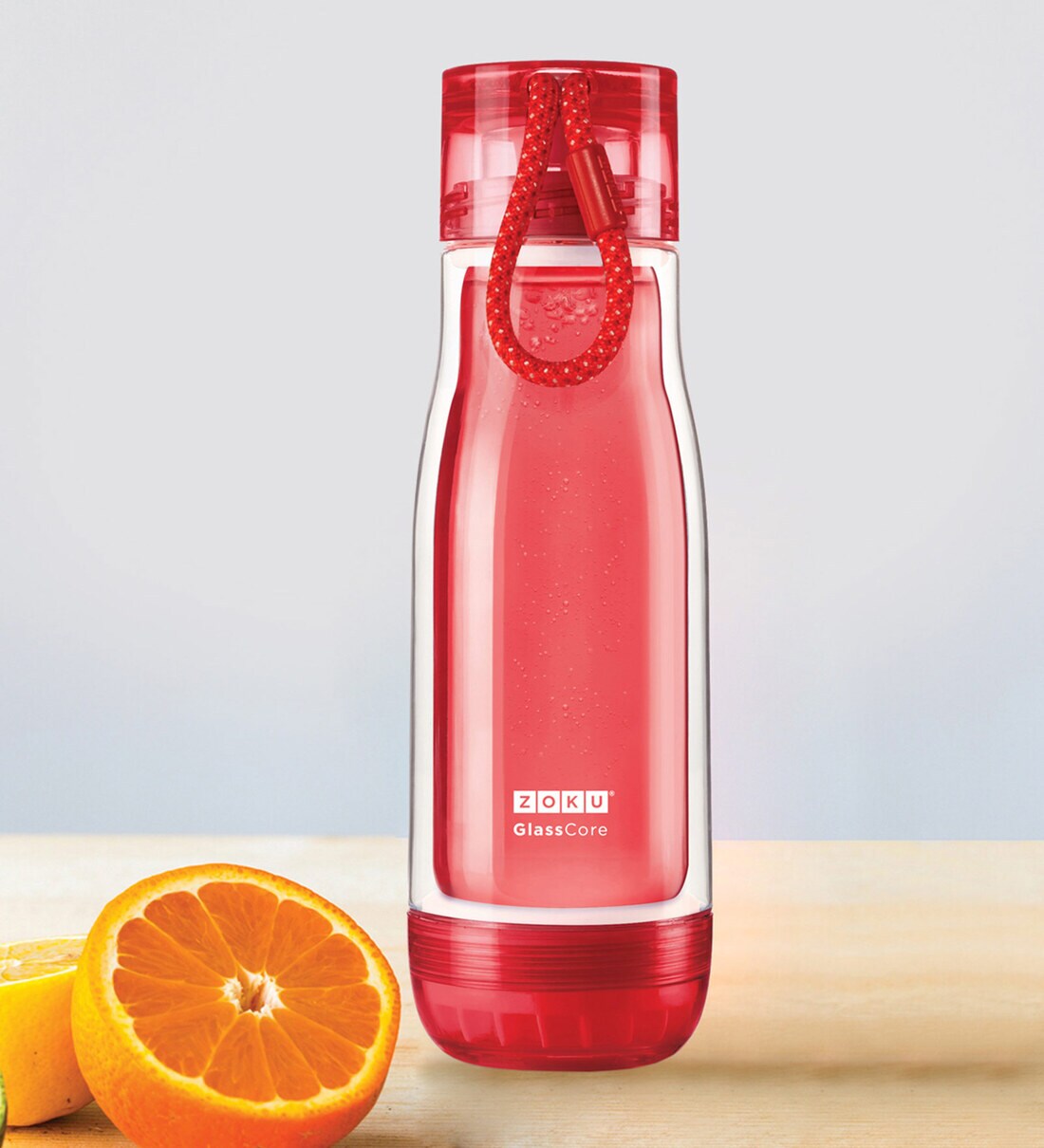 Buy Stylish 473ml Red Glass Bottle Online - Bottles - Bottles - Kitchen ...