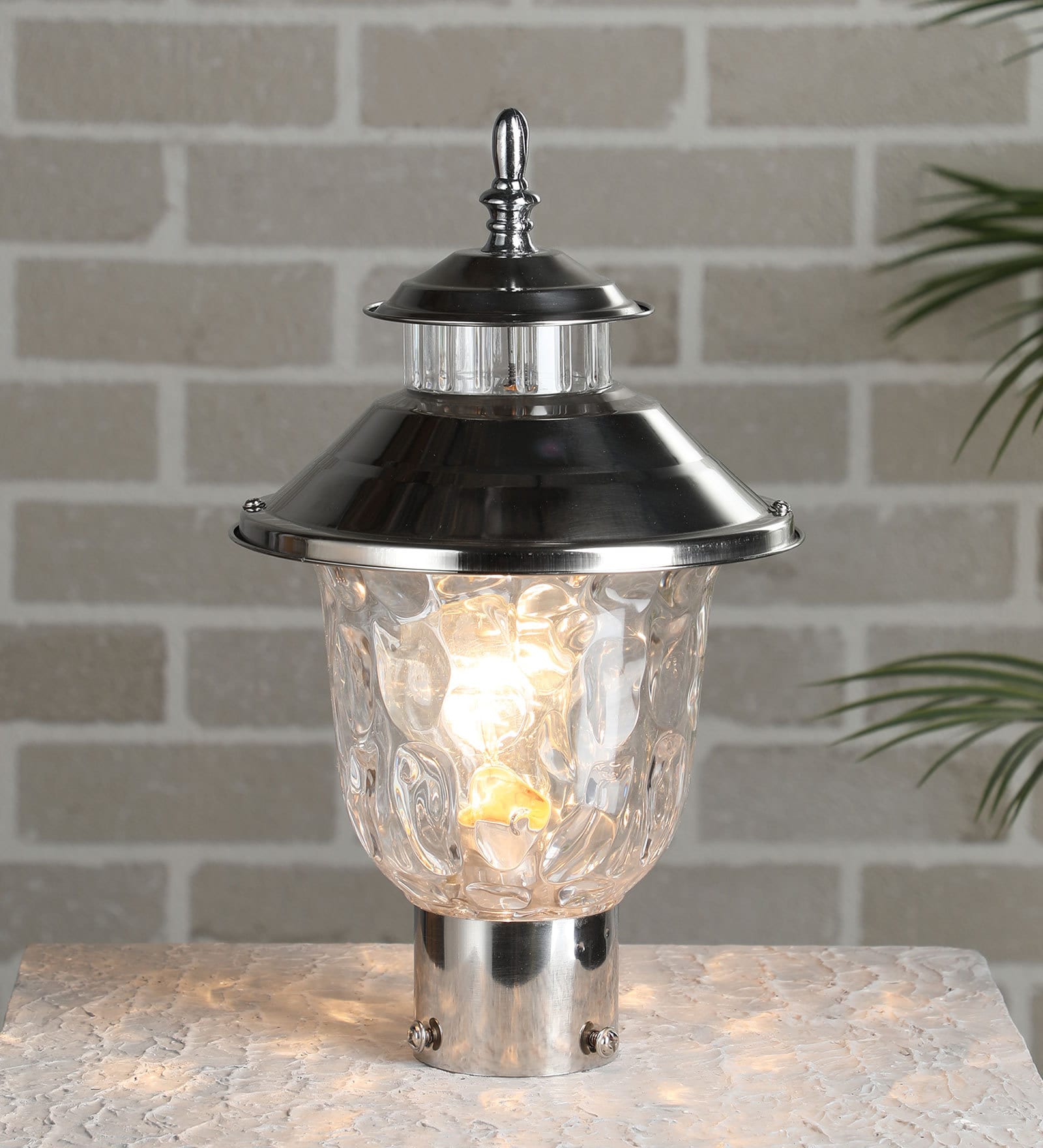 Buy Silver Metal Gate Light by Superscape Outdoor Lighting at 46% OFF ...