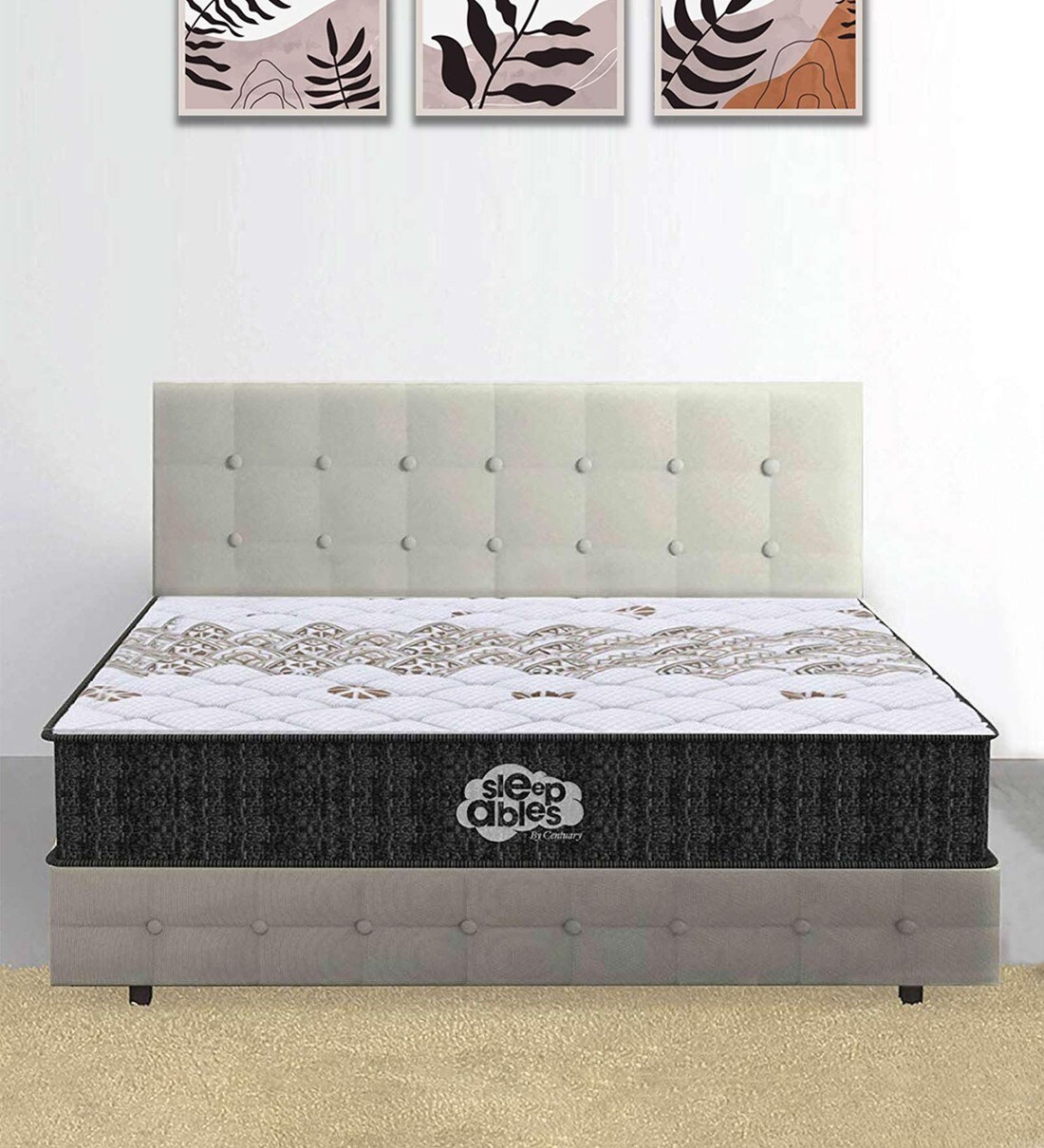 Buy Sleepables 6 inch Pocketed Spring Single Mattress Online - Single ...