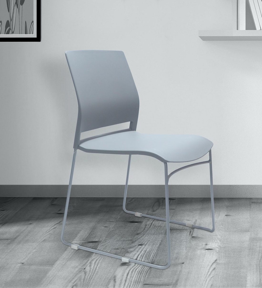 Buy SOS Plastic Chair in Grey Colour at 33% OFF by Spacewood Office ...