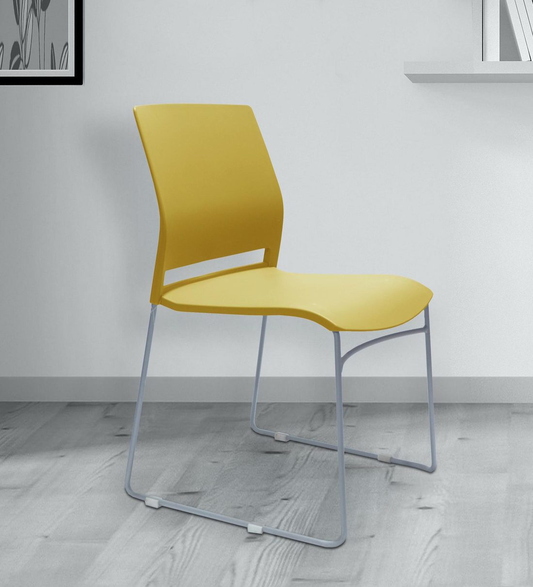 Buy SOS Plastic Chair in Yellow Colour at 20% OFF by Spacewood Office ...