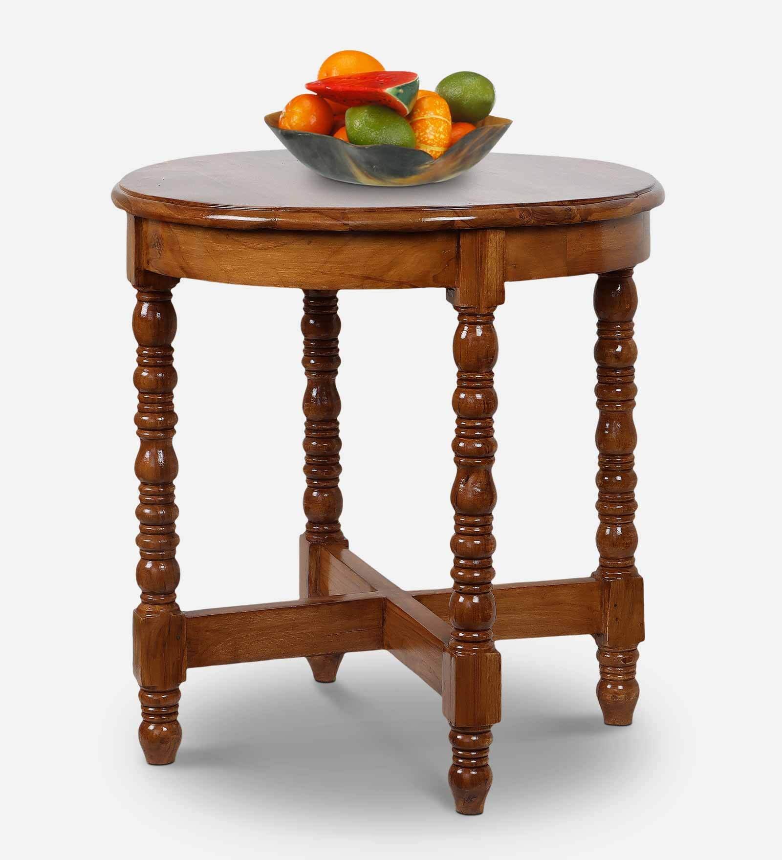 Buy Solid Wood End Table In Natural Finish at 100% OFF by The Urban ...