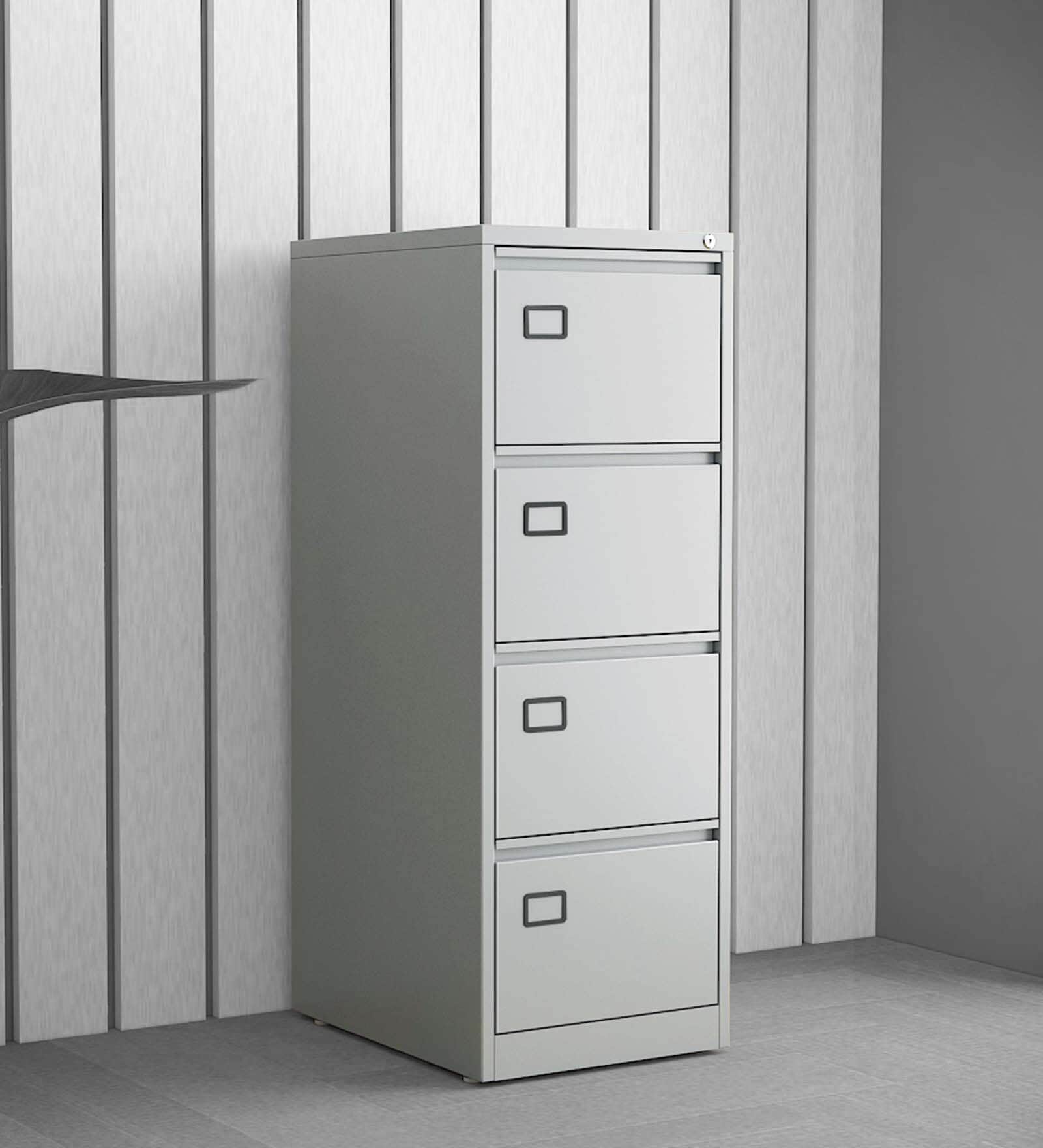 Buy SOS Metal File Cabinet in Silver Grey Finish Online - File Cabinets ...