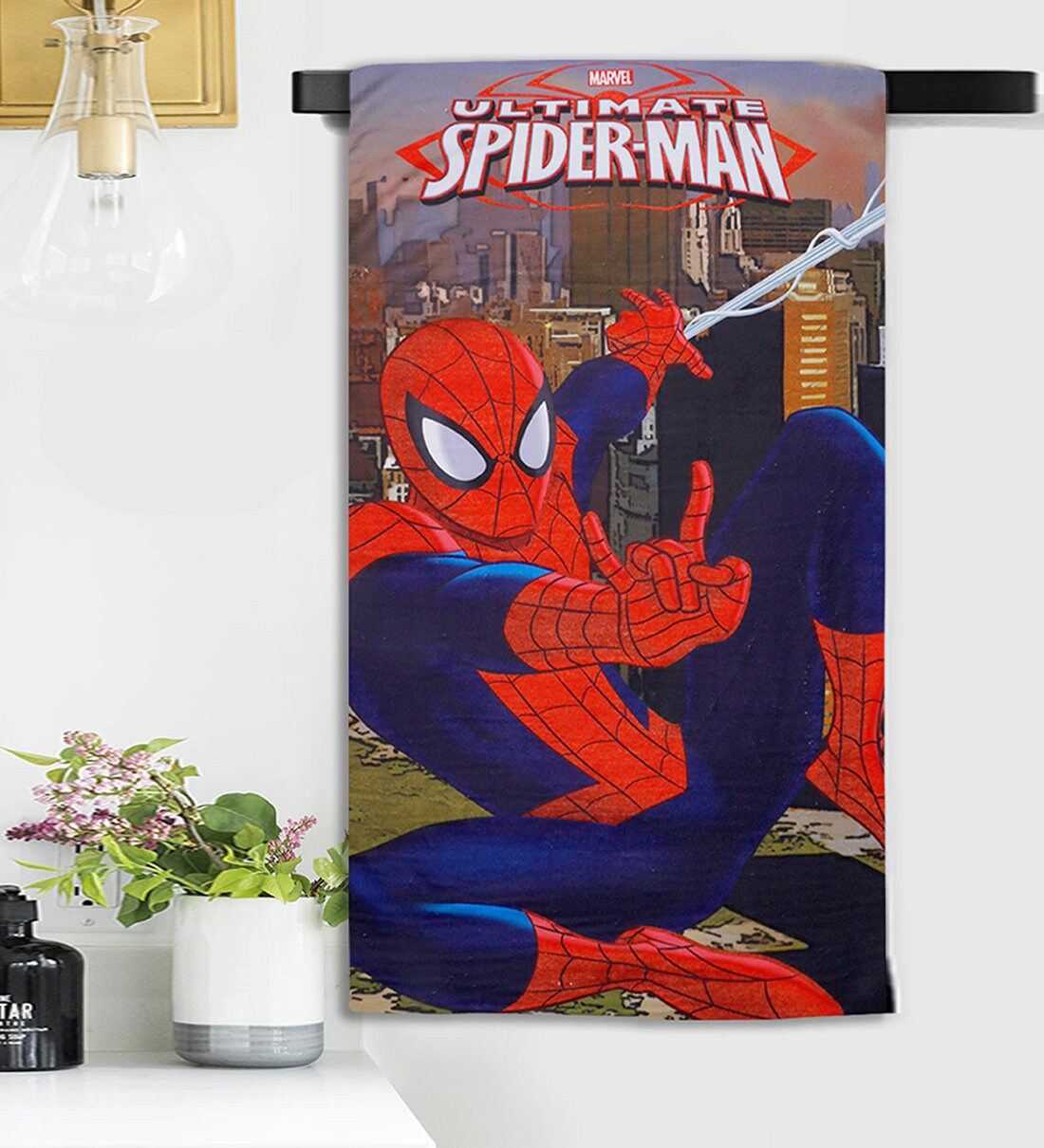 Buy Spiderman Microfiber Bath Towel by Sassoon Fab at 17% OFF by ...