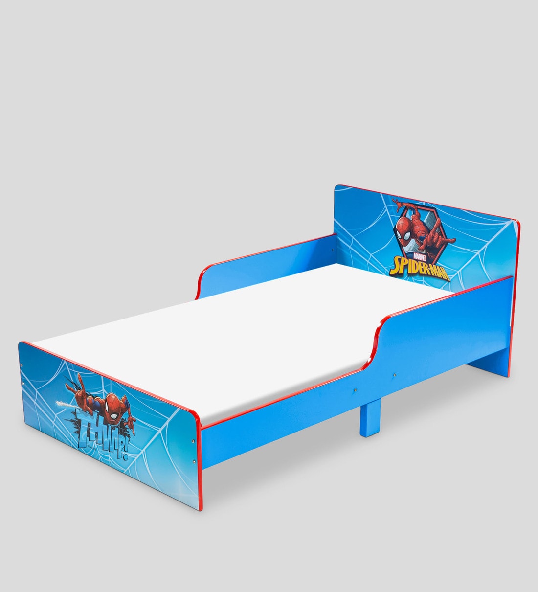 Buy Spiderman Kids Bed in Blue Finish at 19% OFF by YiPi Online | Pepperfry