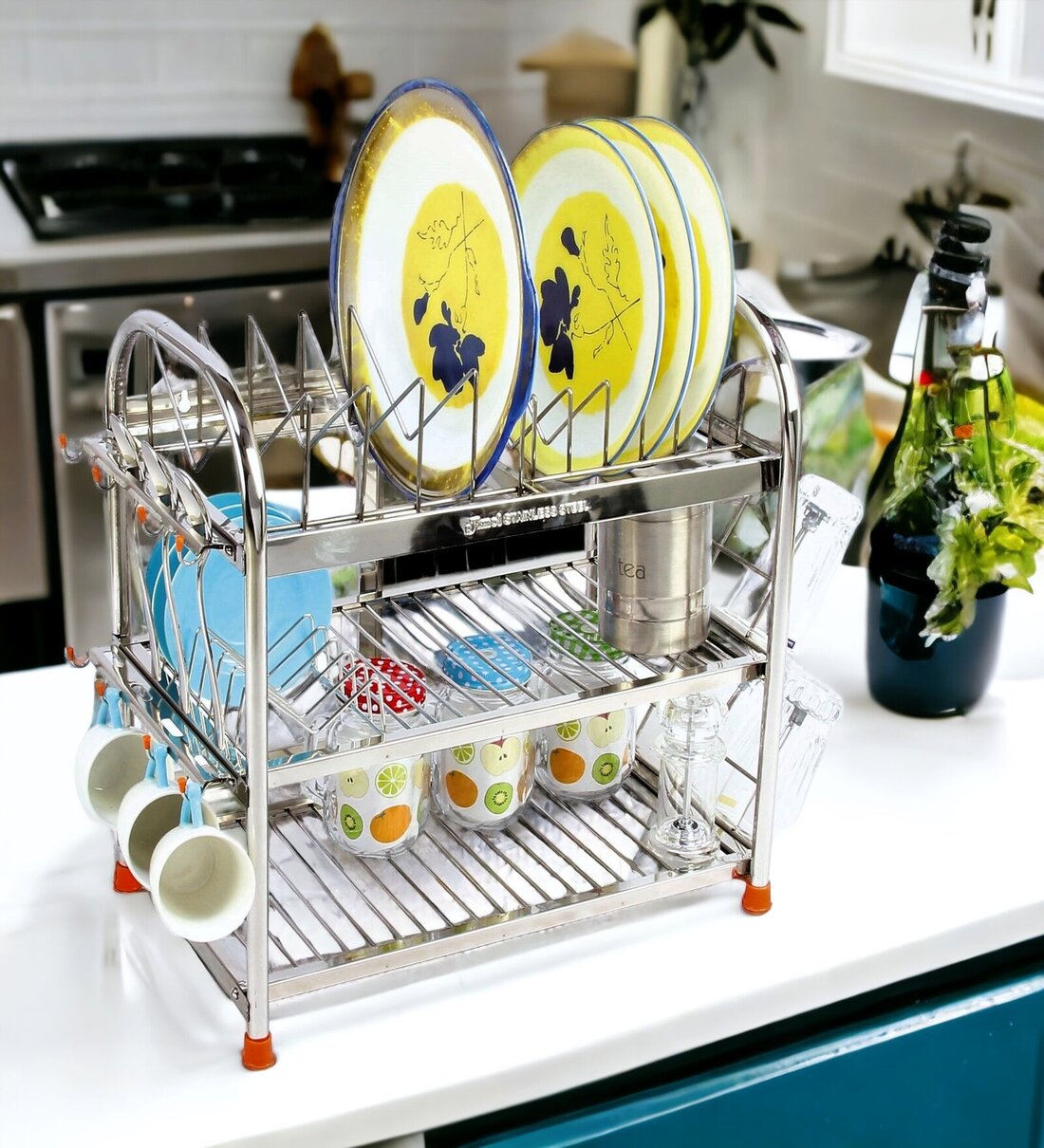 Buy Stainless Steel 18 x 11 Inches Kitchen Racks By Amol at 48% OFF by ...