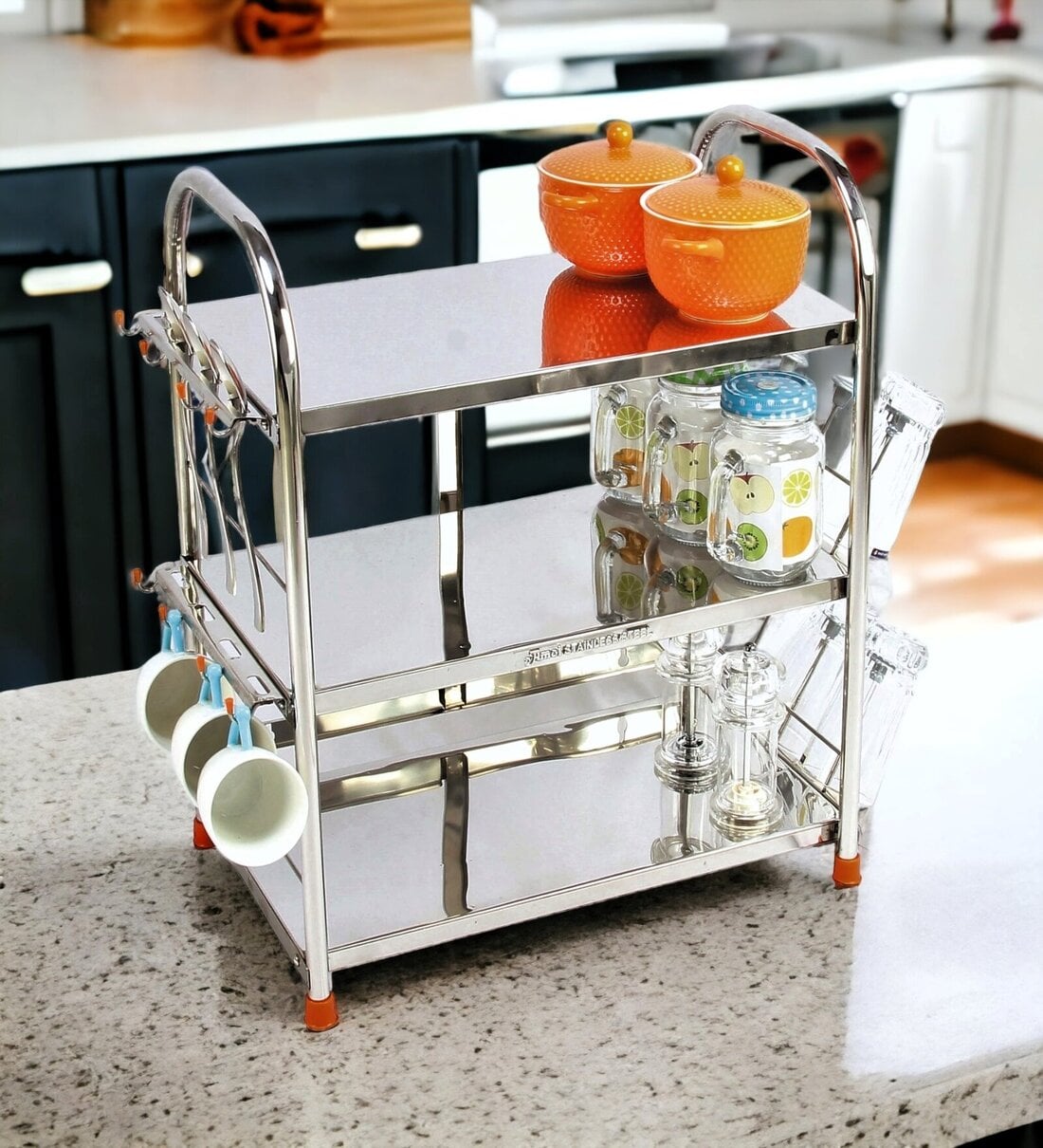 Buy Stainless Steel 18 x 11 Inches Kitchen Stand By Amol at 51% OFF by ...