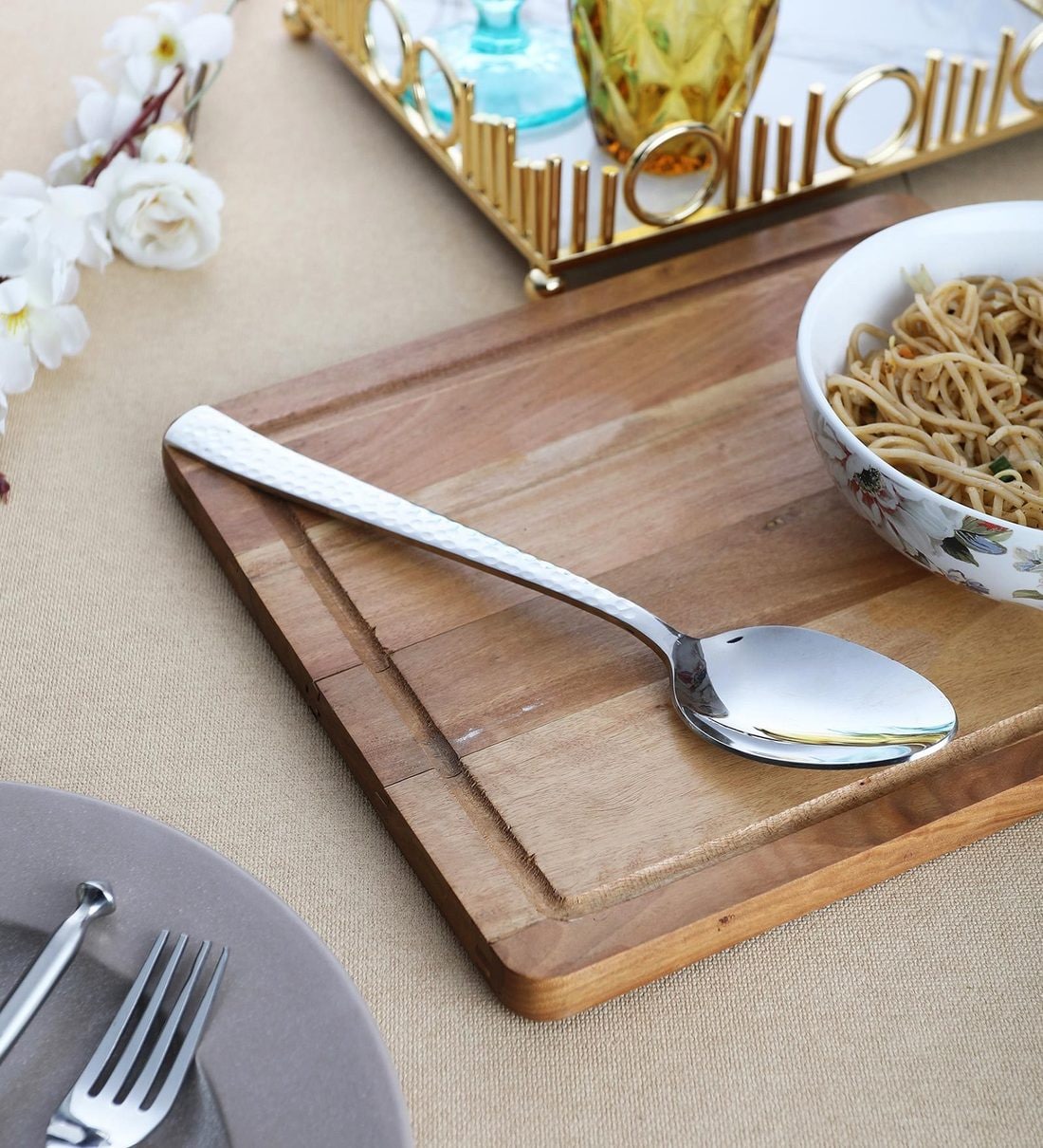 Buy Stainless Steel Spoon In Silver by Metinox Online - Kitchen Tools ...