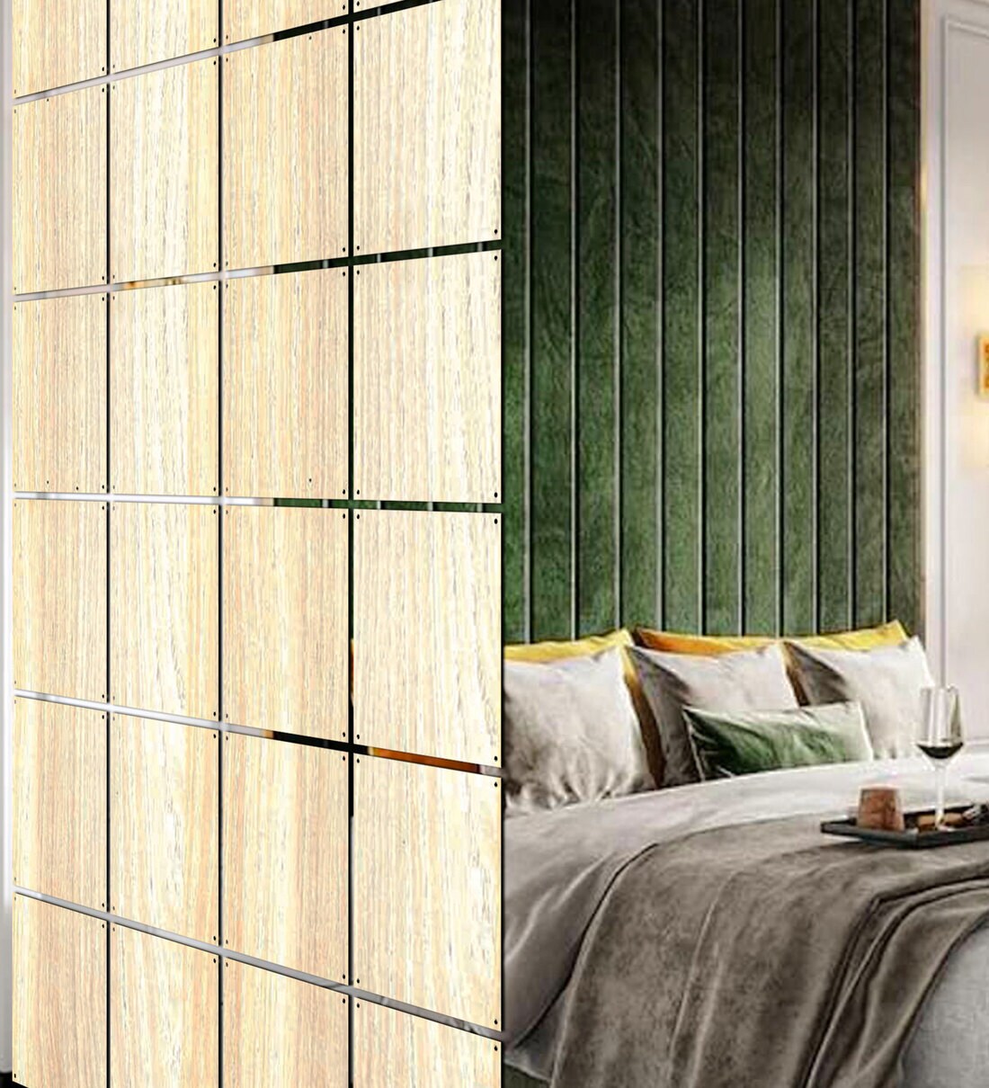 Buy Static Lorelei (Set Of 10) Cream Colour Engineered Wood Hanging ...