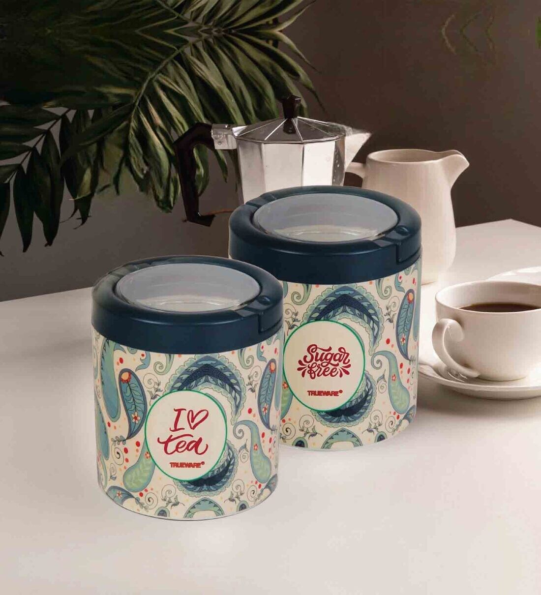 Buy STC 750Ml Green Plastic (Set of 2) Airtight Container at 37% OFF by ...