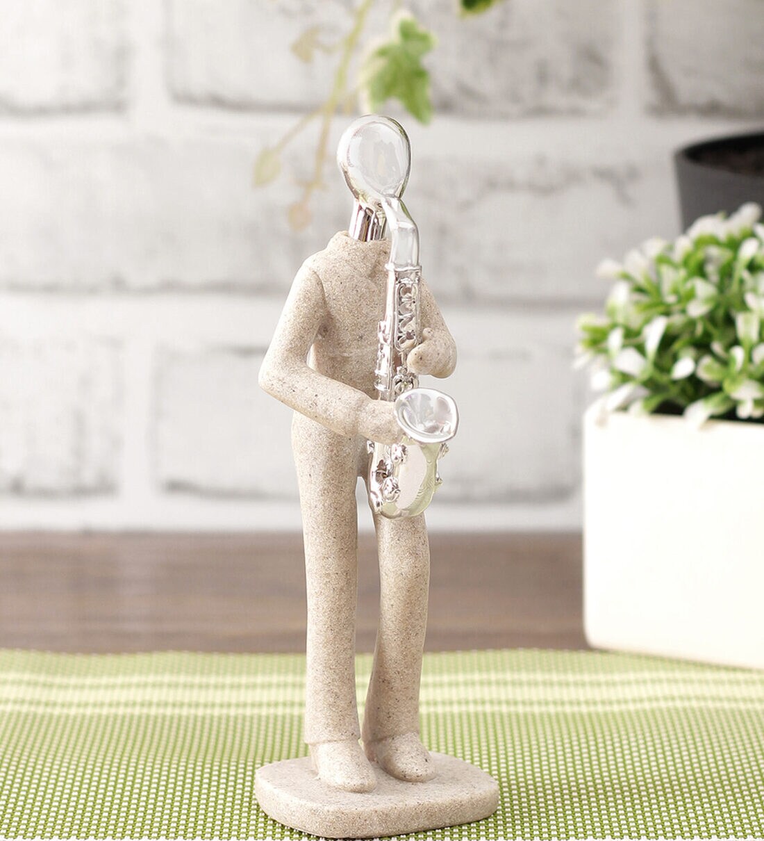 Buy Stone Finish Musician Showpiece at 64% OFF by Tayhaa | Pepperfry