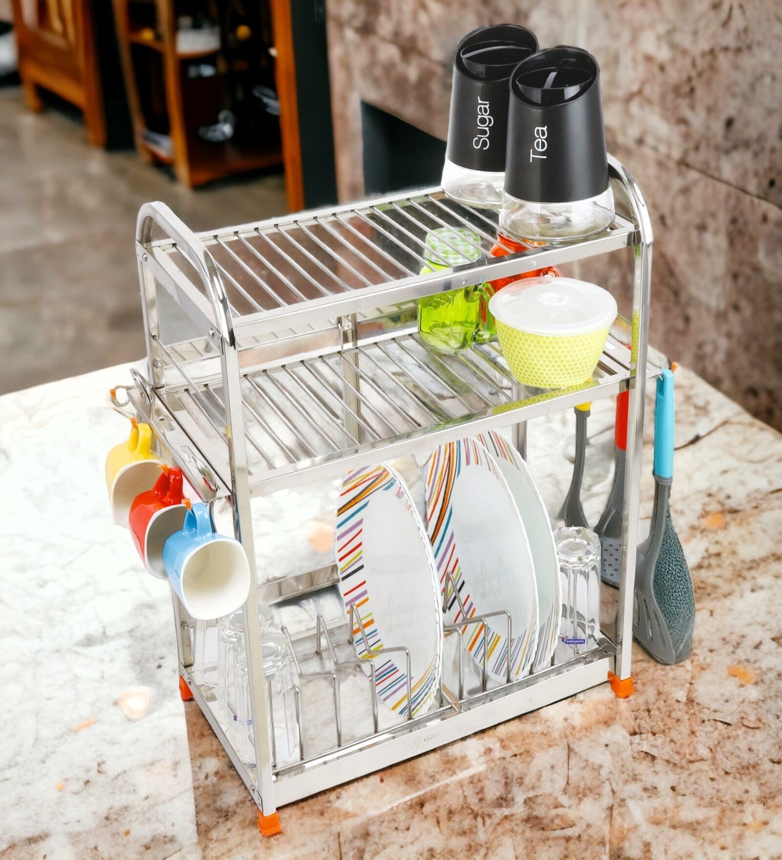 Buy Stainless Steel 3 Tier Kitchen Racks By Amol at 41% OFF by Amol ...