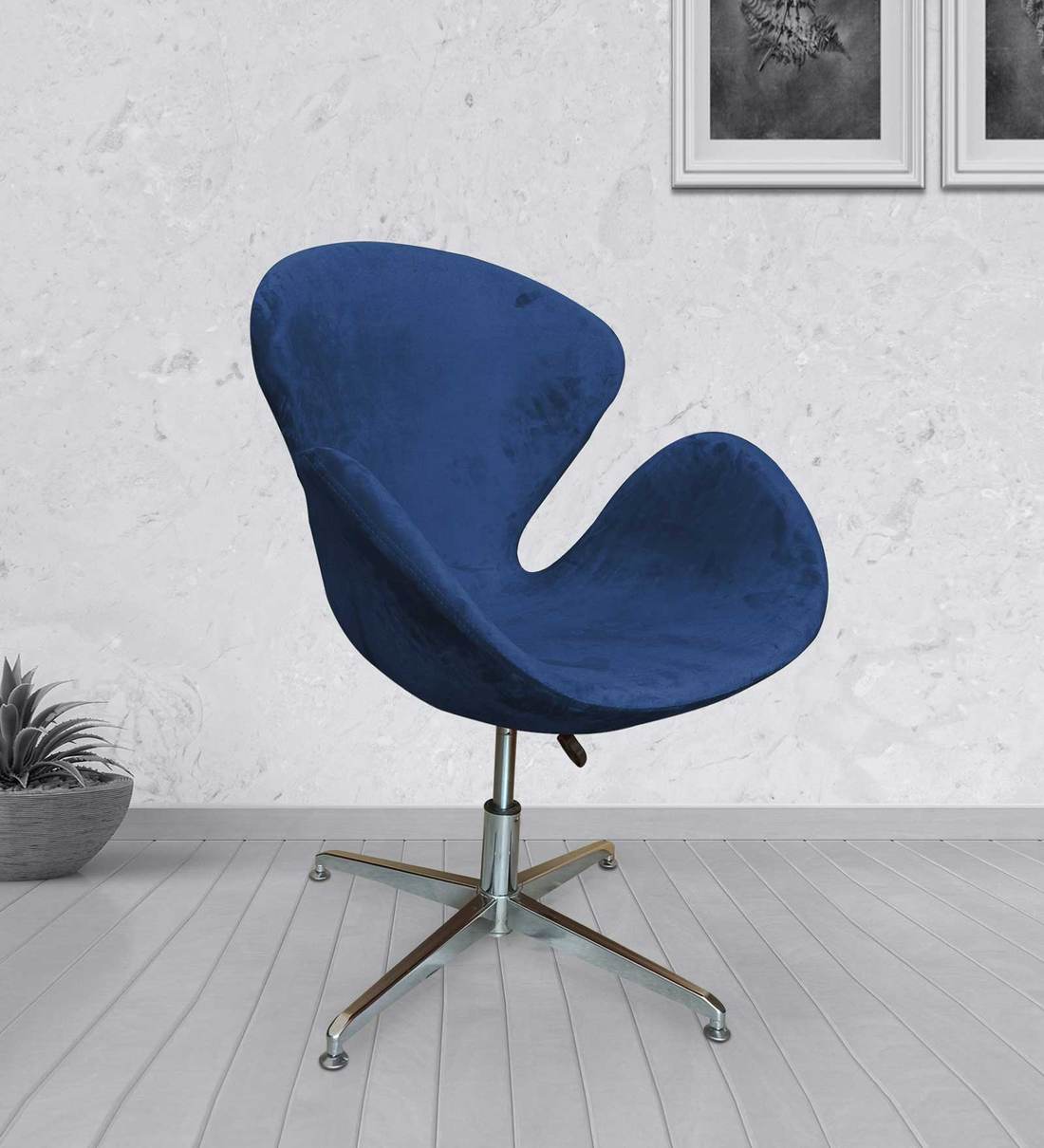 Buy Swan Lounge Chair in Blue Colour at 43% OFF by Furniturstation ...