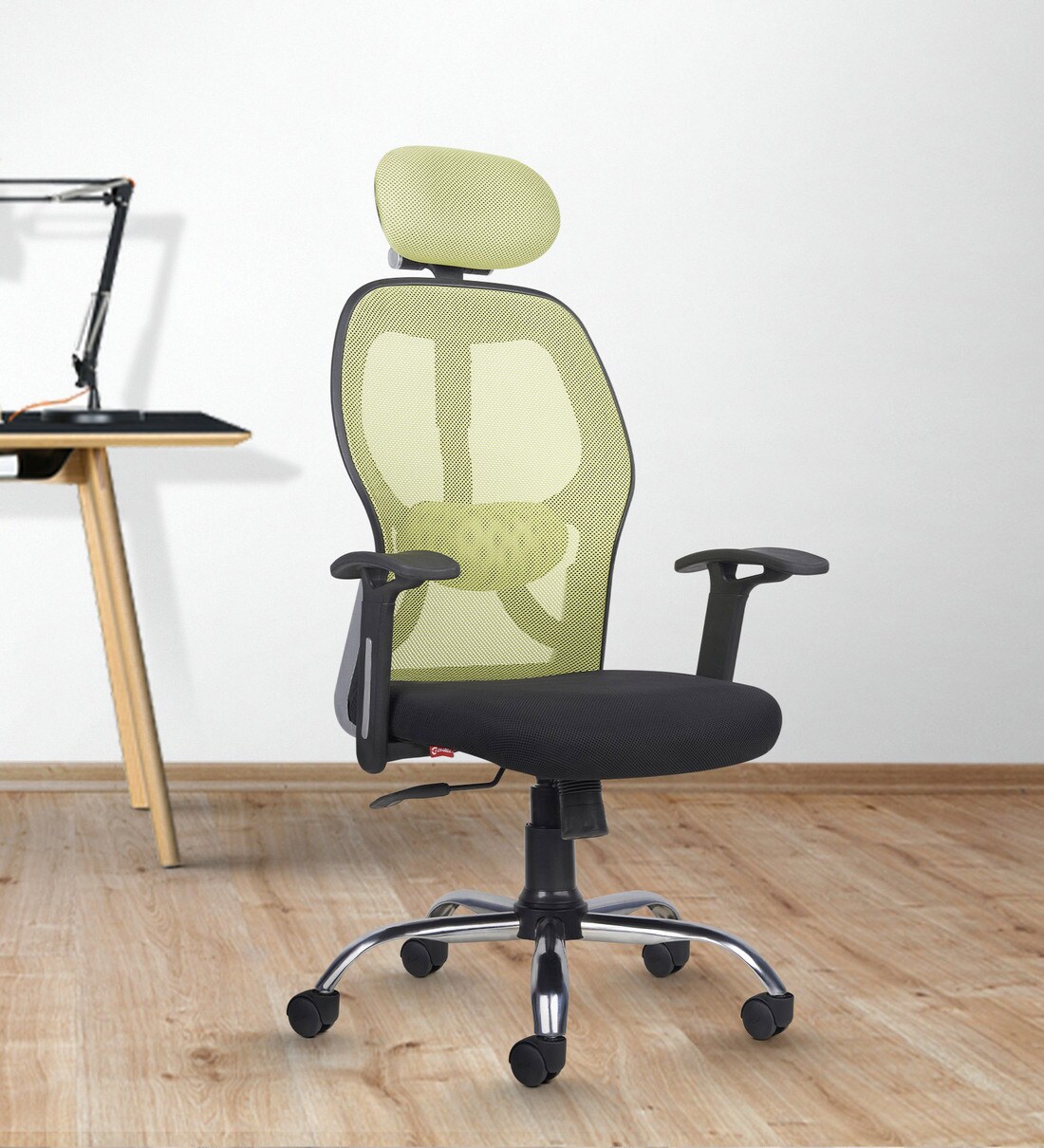 Buy Tauras Breathable MeshHigh Back Ergonomic Chair in Pistachio Green ...