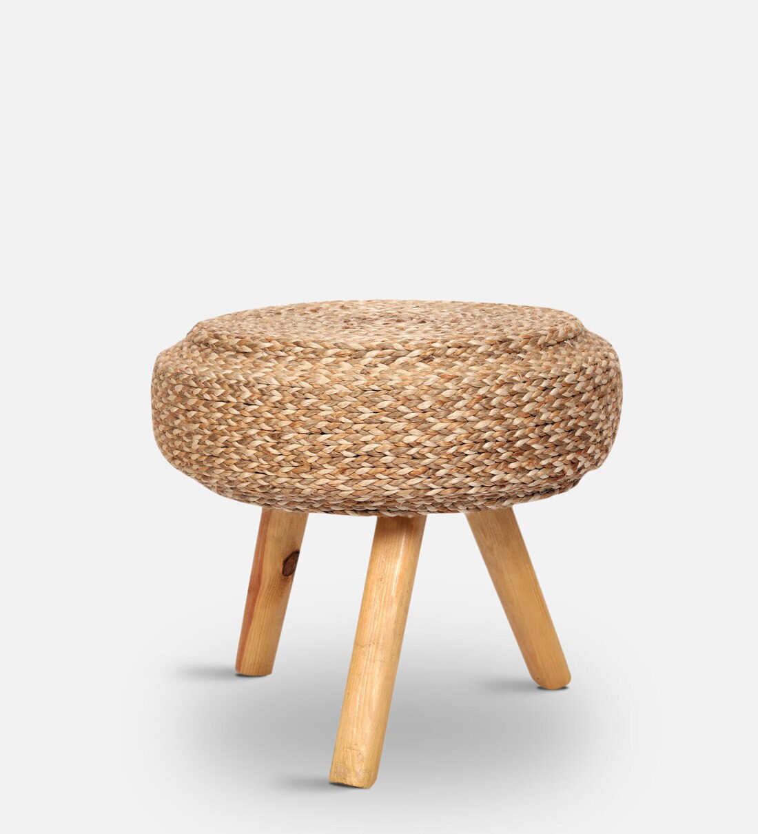 Buy The Goose Foot Stool in Jute Finish at 14% OFF by Sanjh | Pepperfry