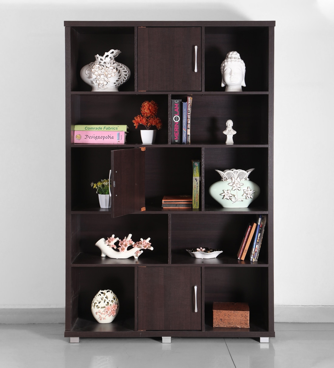 Buy Trysil Open Book Shelve in Wenge Colour by Eros Online - Modern ...