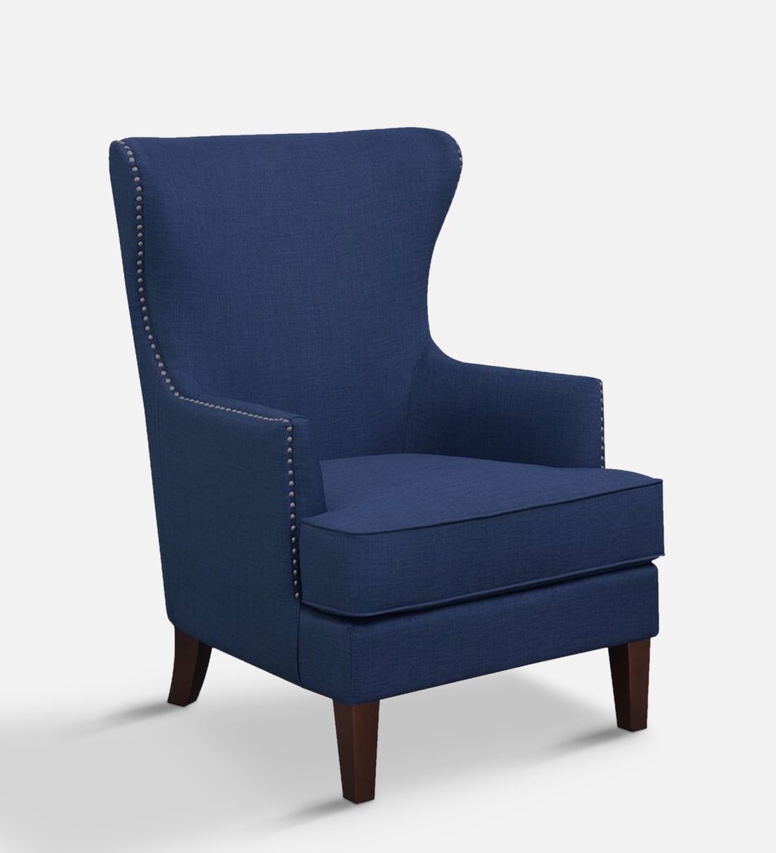 Buy Tucson Wing Chair in Blue Colour Online - Wing Chairs - Wing Chairs ...