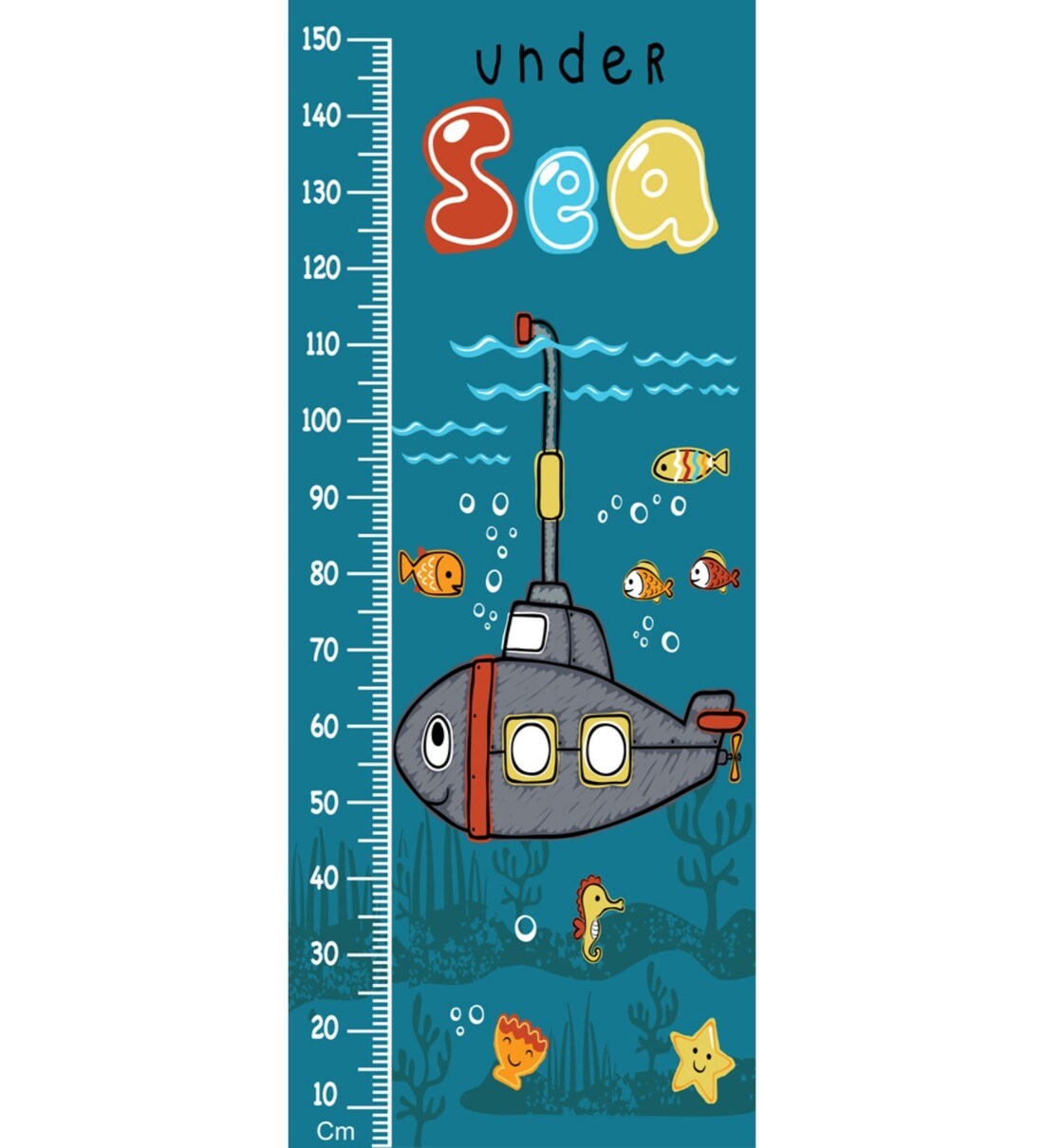 Buy Under Sea Chart in Multicolour by Wens Online - Height Charts ...