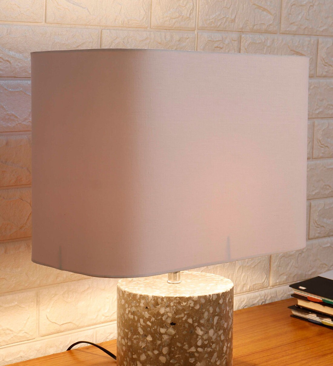 Buy Fellida White Fabric Solid Lampshade By Grated Ginger at 44% OFF by ...