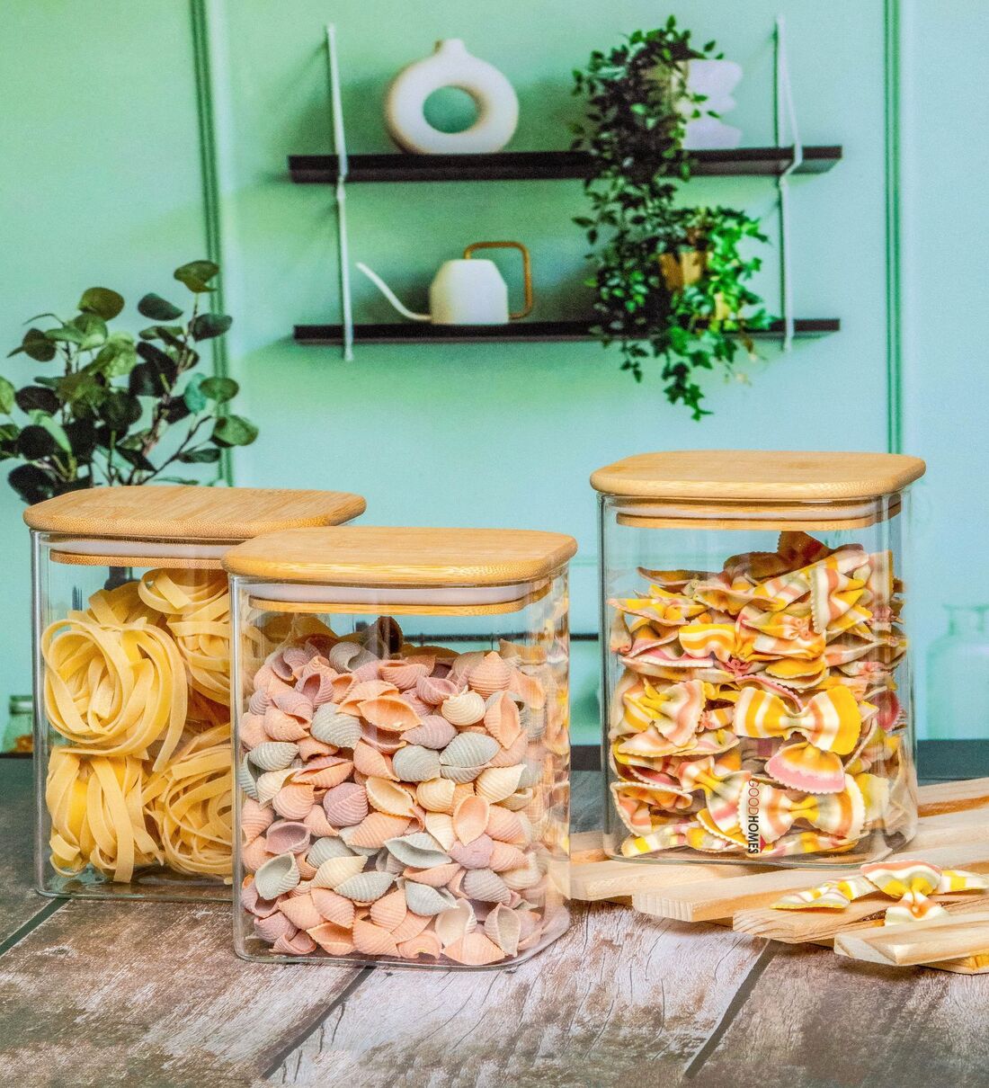 Buy Versatile Melamine Storage Container (Set of 3) by Goodhomes at 40% ...