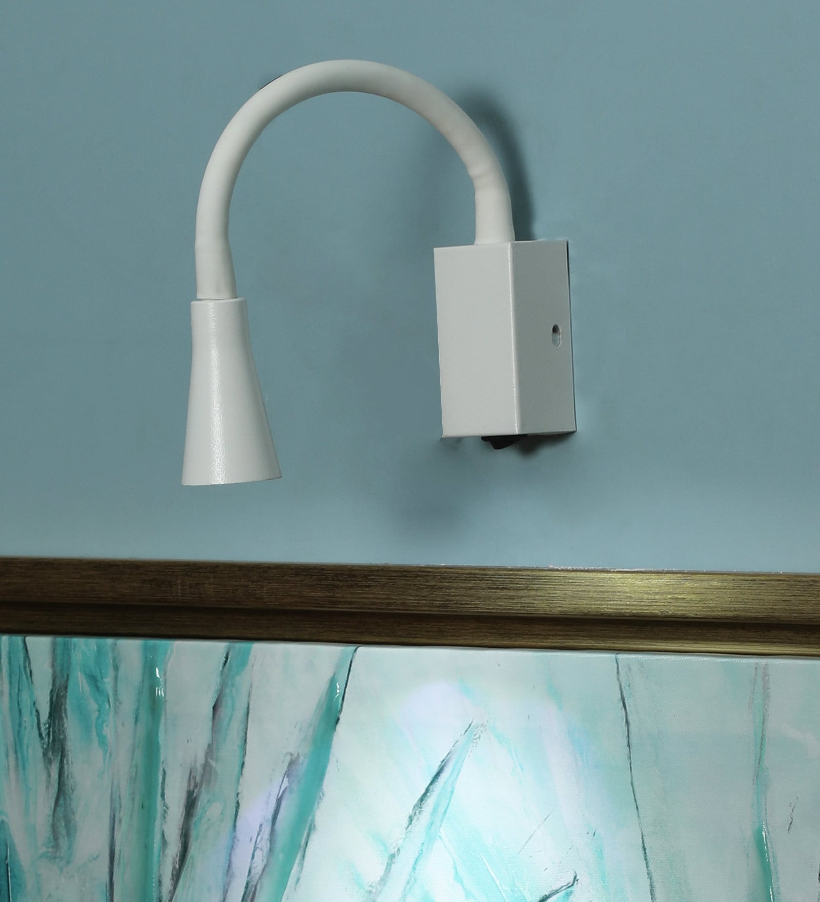 Buy White Metal Picture Lights by Korvel Online - Picture Lights - Wall ...