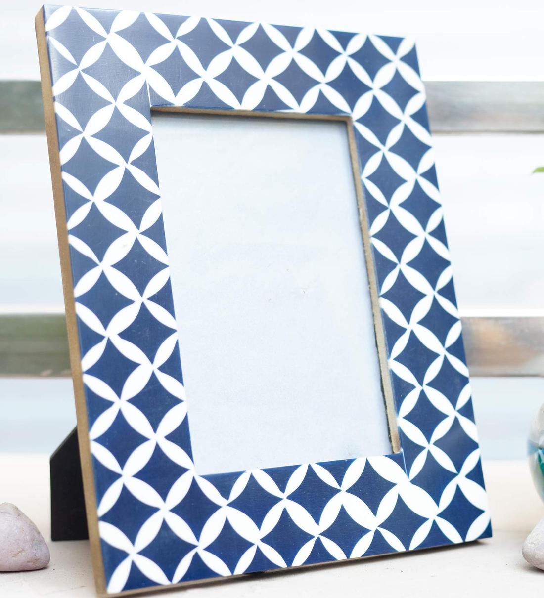 Buy Wooden In Blue Colour 4 X 6 Inch Photo Frame Online - Table Photo ...