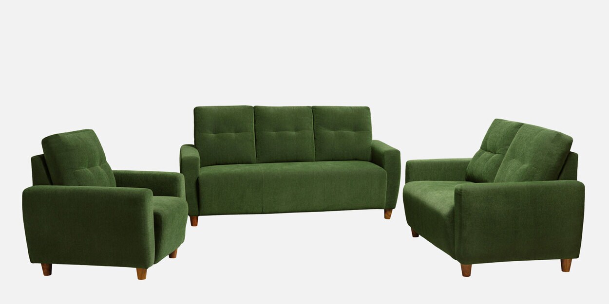 Buy Yolo 3+2+1 Seater Sofa Set In Avocado Green Colour at 24% OFF by ...