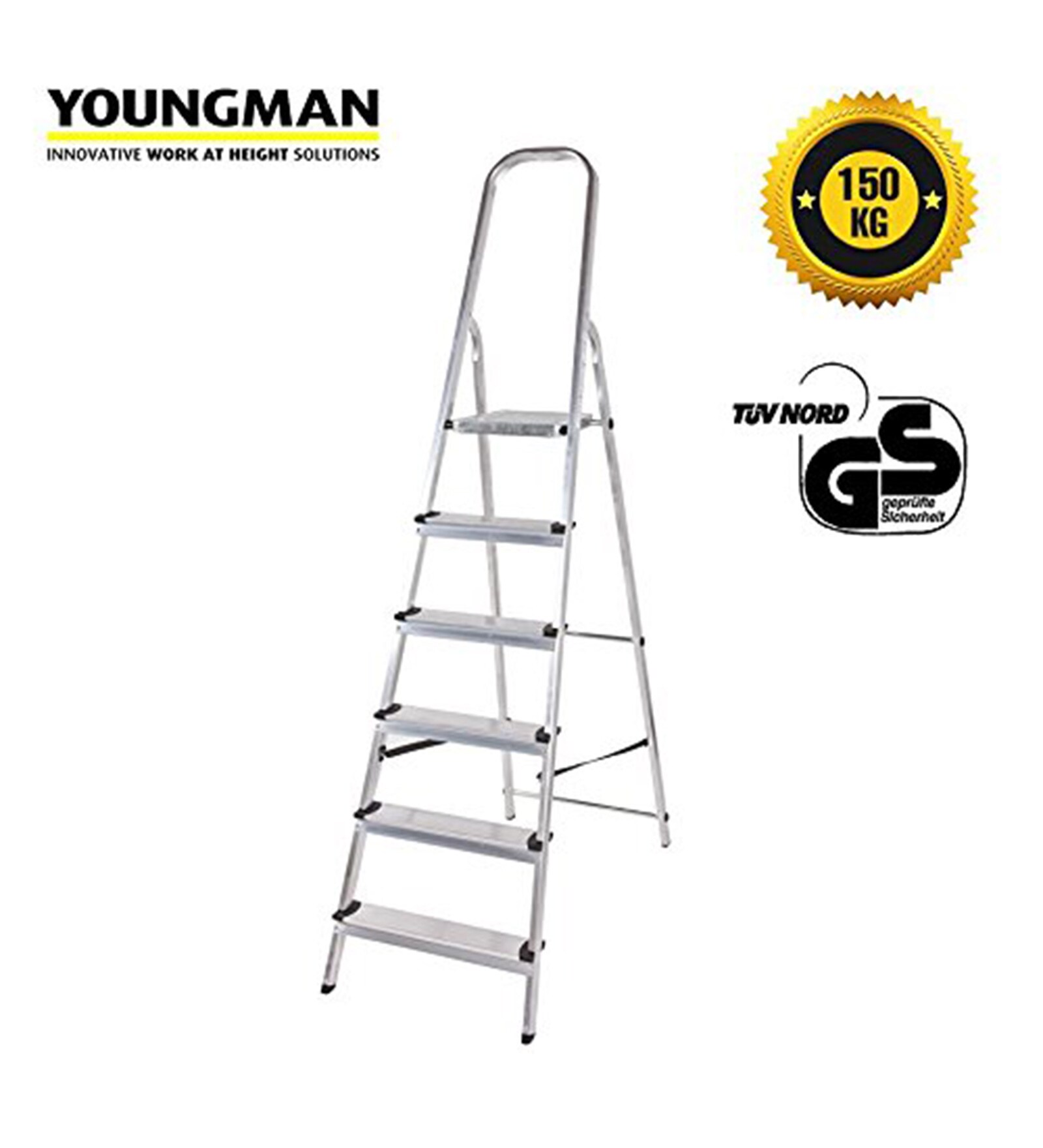 Buy Youngman Classic Aluminium 6 Steps 2.9 FT Ladder at 40% OFF by ...